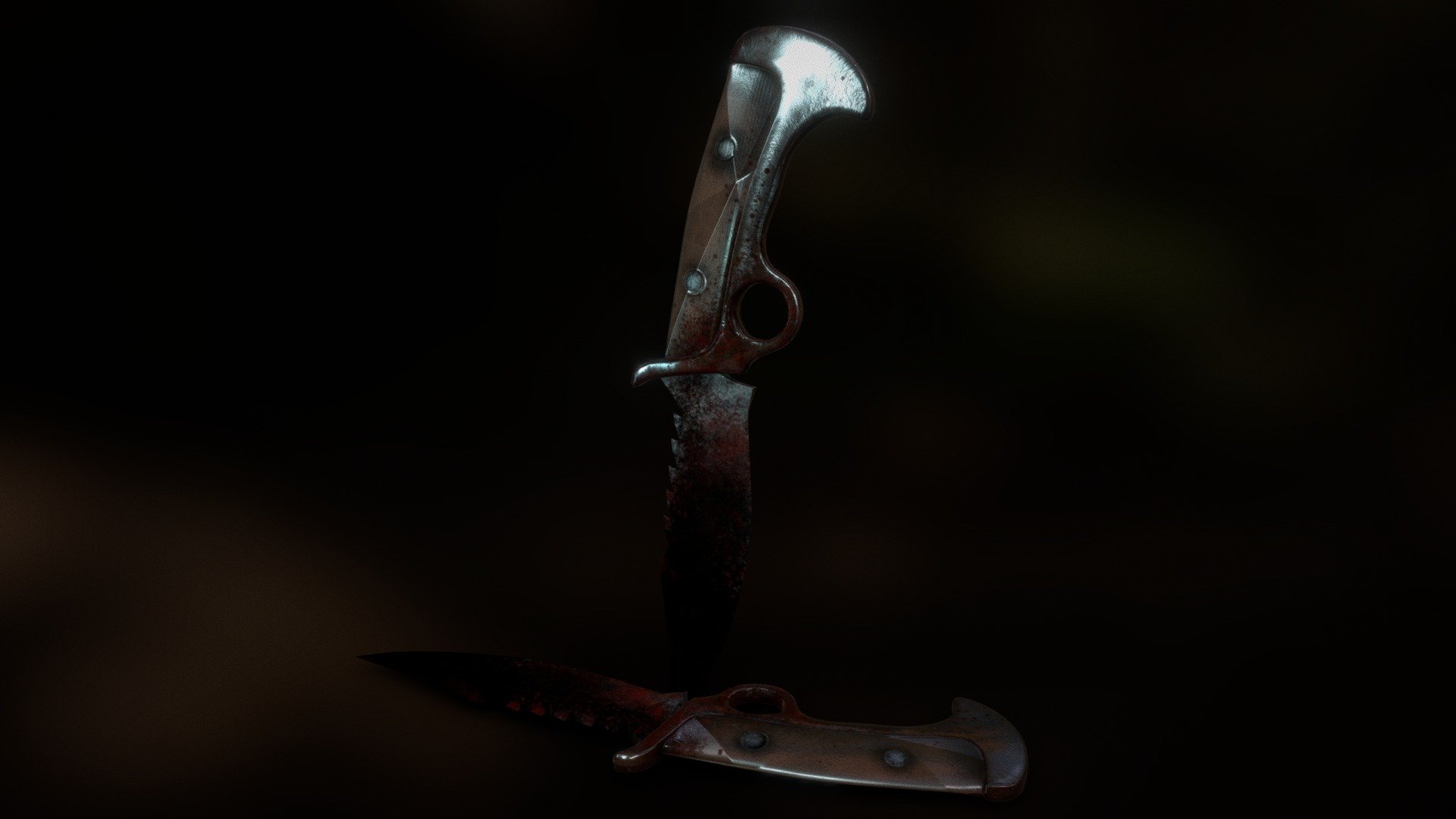 TWD Themed Knives - 3D model by Kevin (@kevin.n.colon.official ...