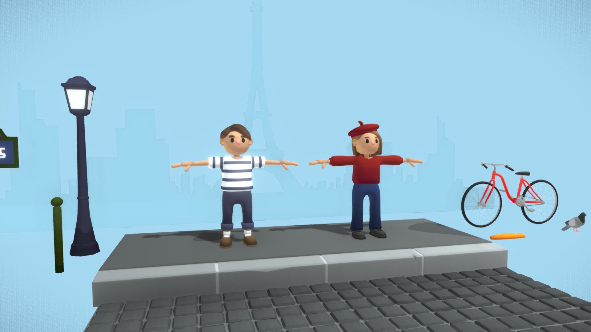 Low poly character pack : Paris 🥖 (Rigged) - Buy Royalty Free 3D model ...