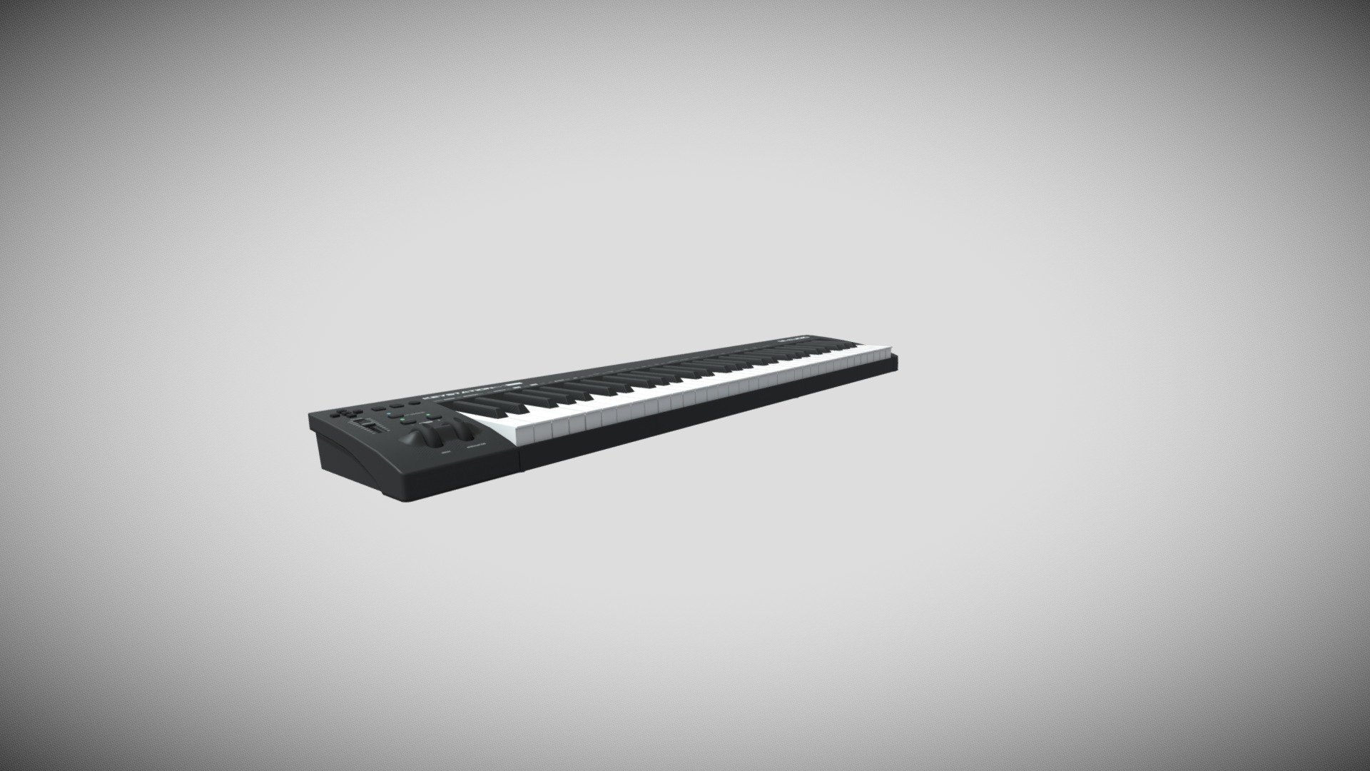 Midi keyboard - 3D model by lxcntrl [d639c9d] - Sketchfab