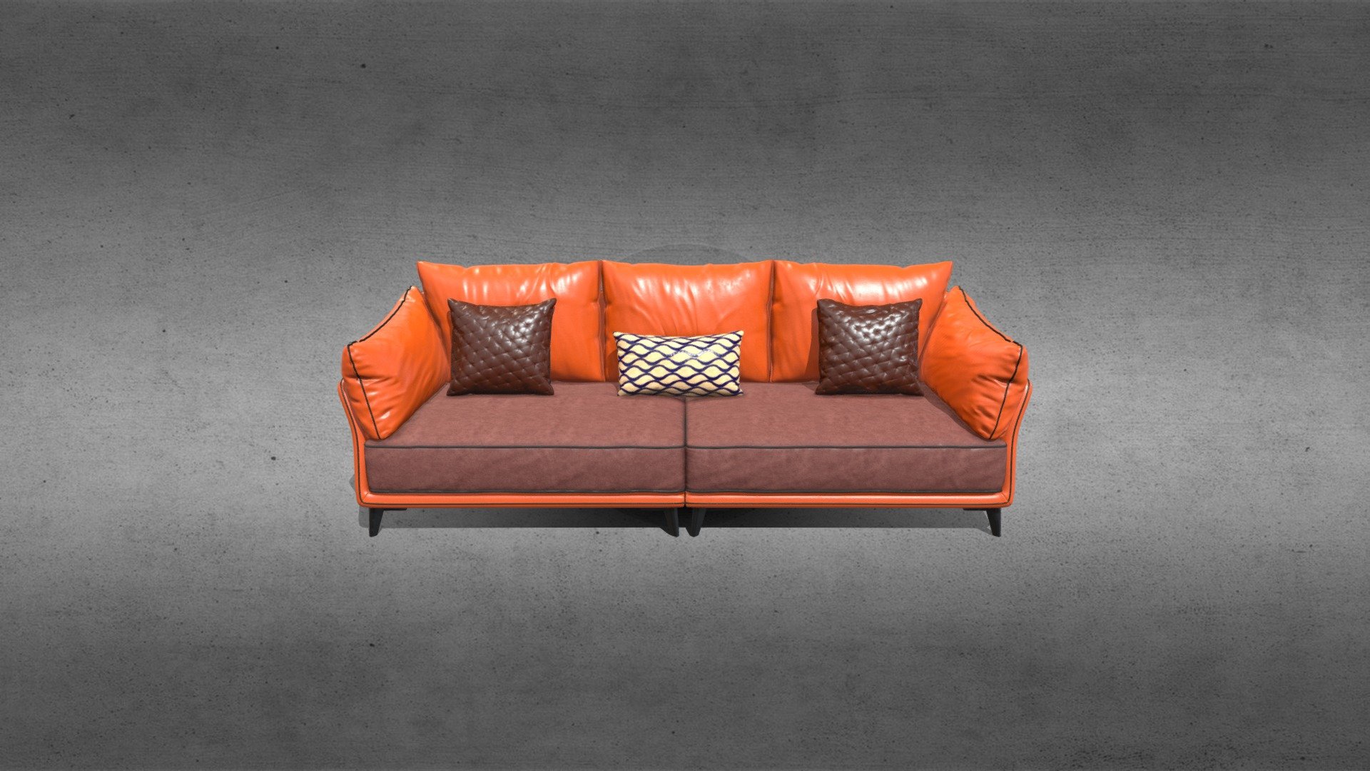 Modern four sofa - Buy Royalty Free 3D model by Weifeng.Qin [d63ab04 ...