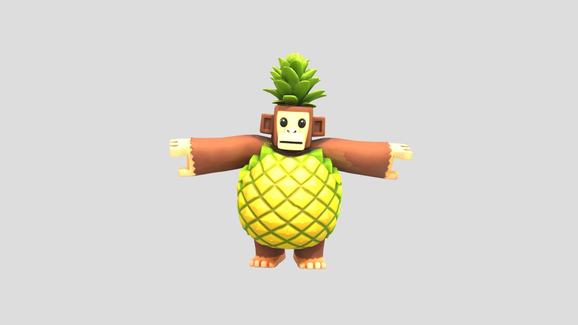 Brainrot Orangutini Ananasini All Animations - 3D model by UEFN Academy ...