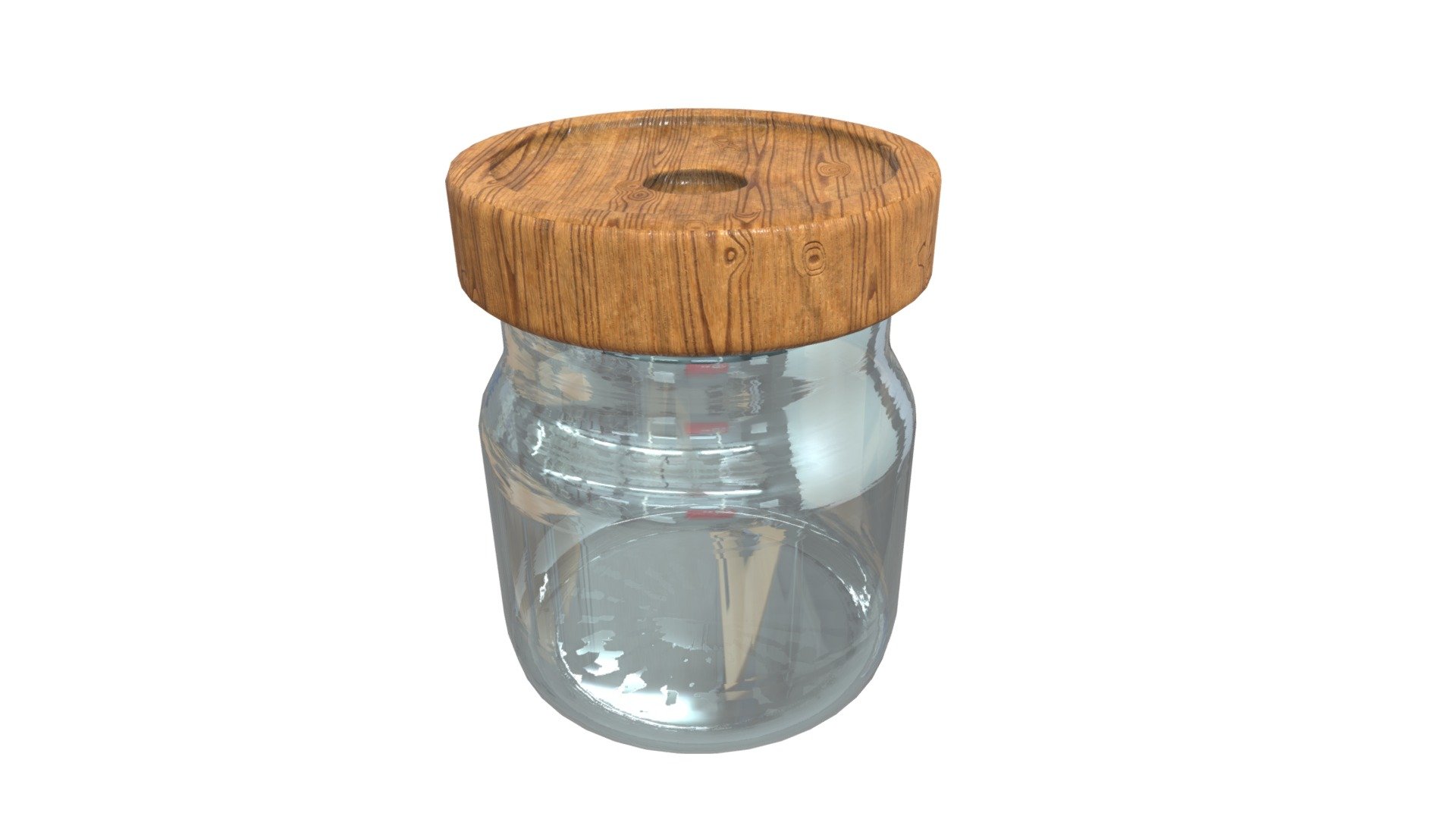 Glass Jar - 3D model by yixin9978 [d63ed1a] - Sketchfab