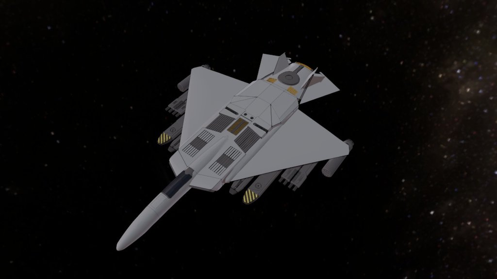 U.C.S. Interplanetary Assault Fighter (I.A.F.) - 3D model by flurry ...