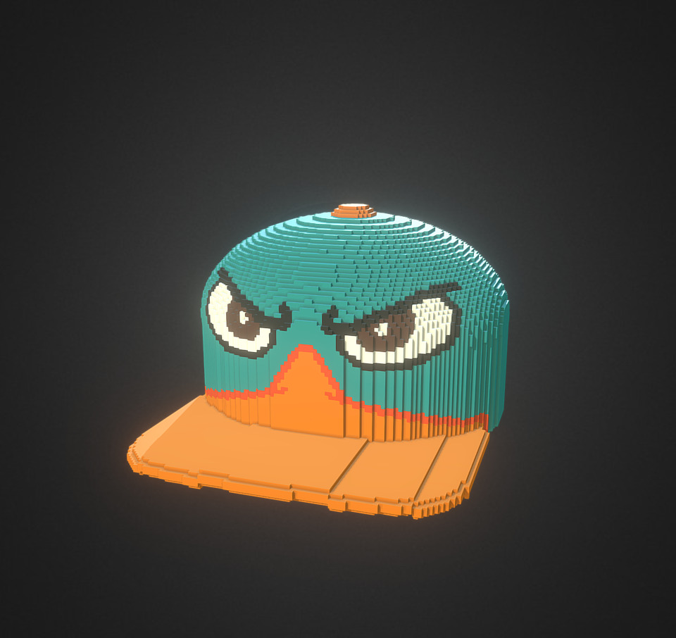 Perry the Platypus Hat - 3D model by ctrlaltffour [d63f68d] - Sketchfab