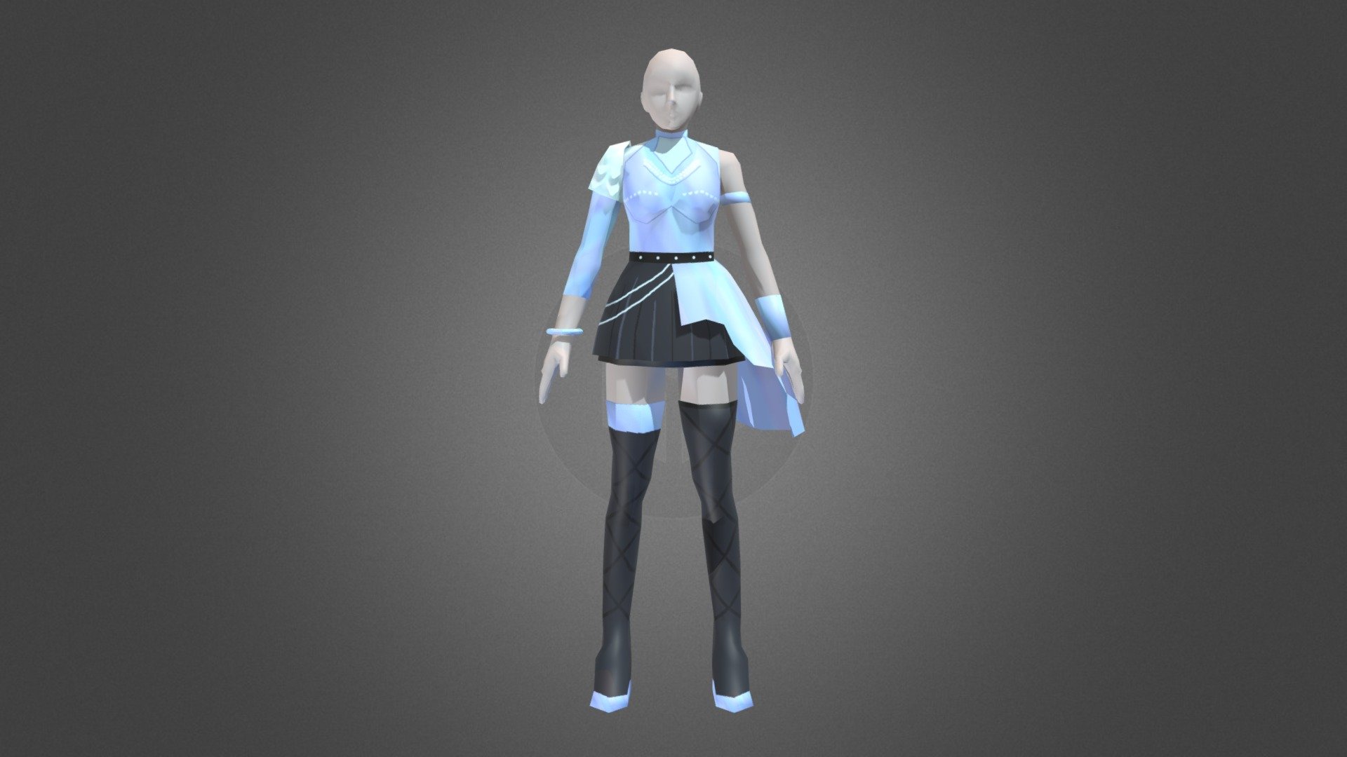 Clothing (Seraphine - K/DA ALL OUT - LOL) - 3D model by Stigia Studio ...