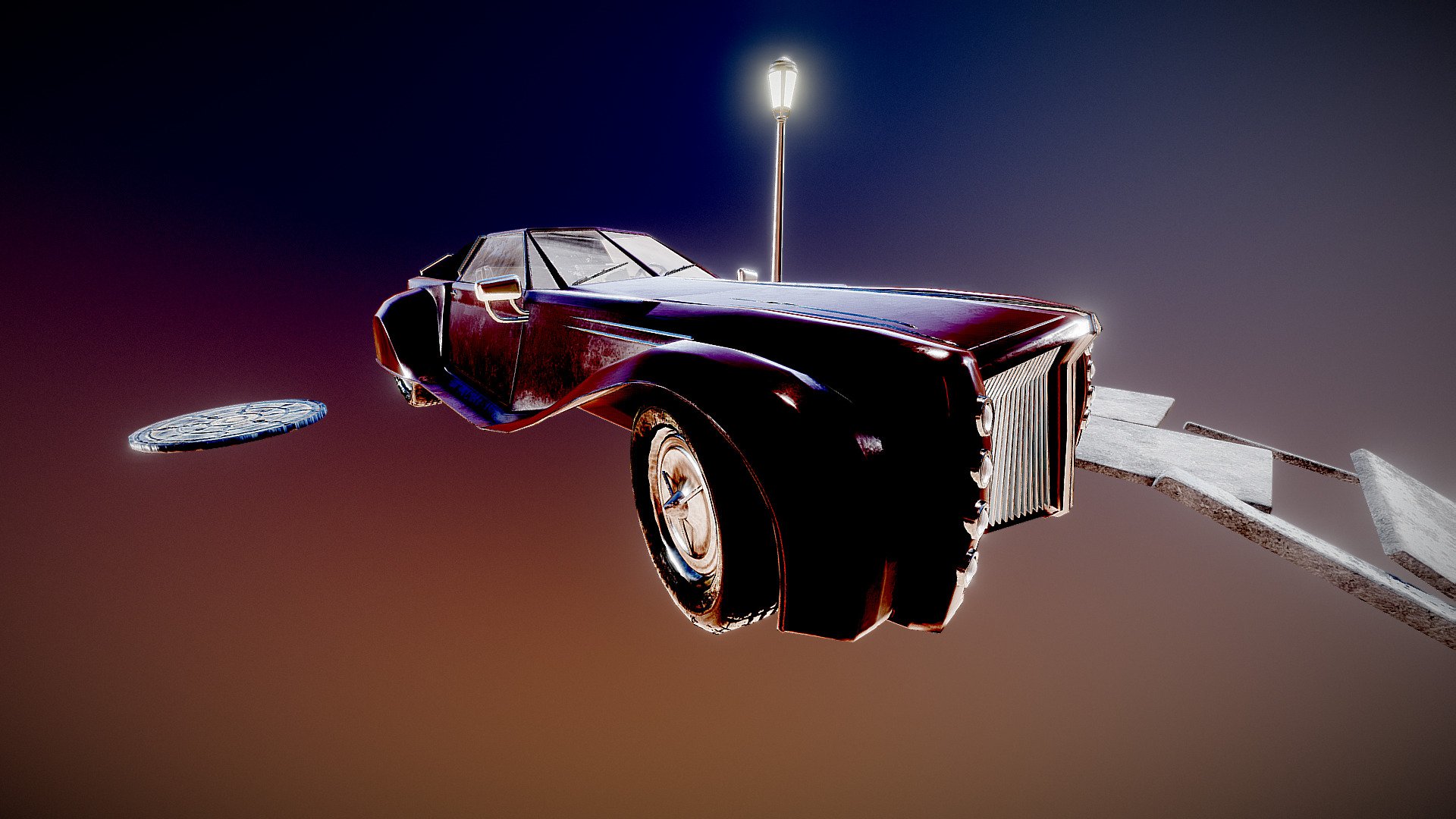 Car Personal Design - 50's Inspiration - 3D model by BackDude (@adrien ...