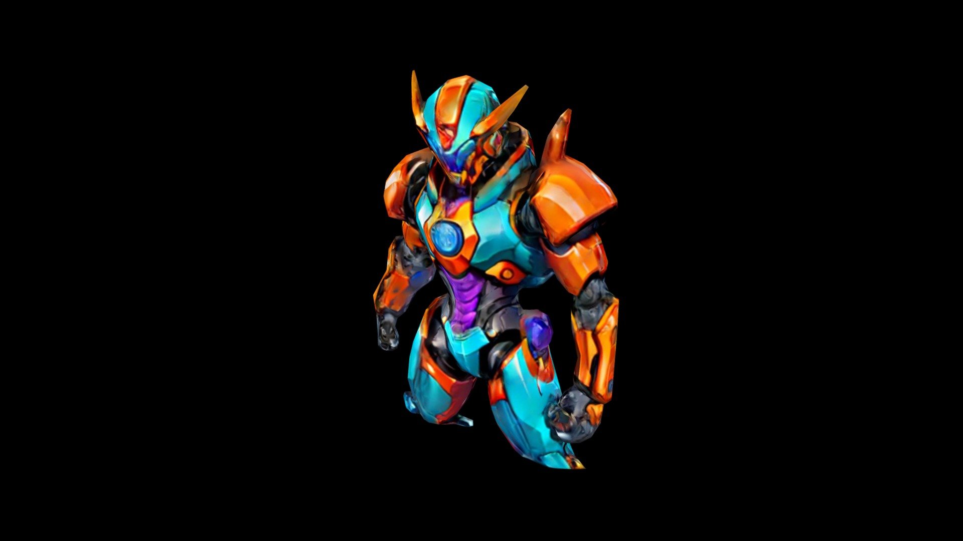 Introducing the mighty, "Cyber Defender"! - Download Free 3D model by ...