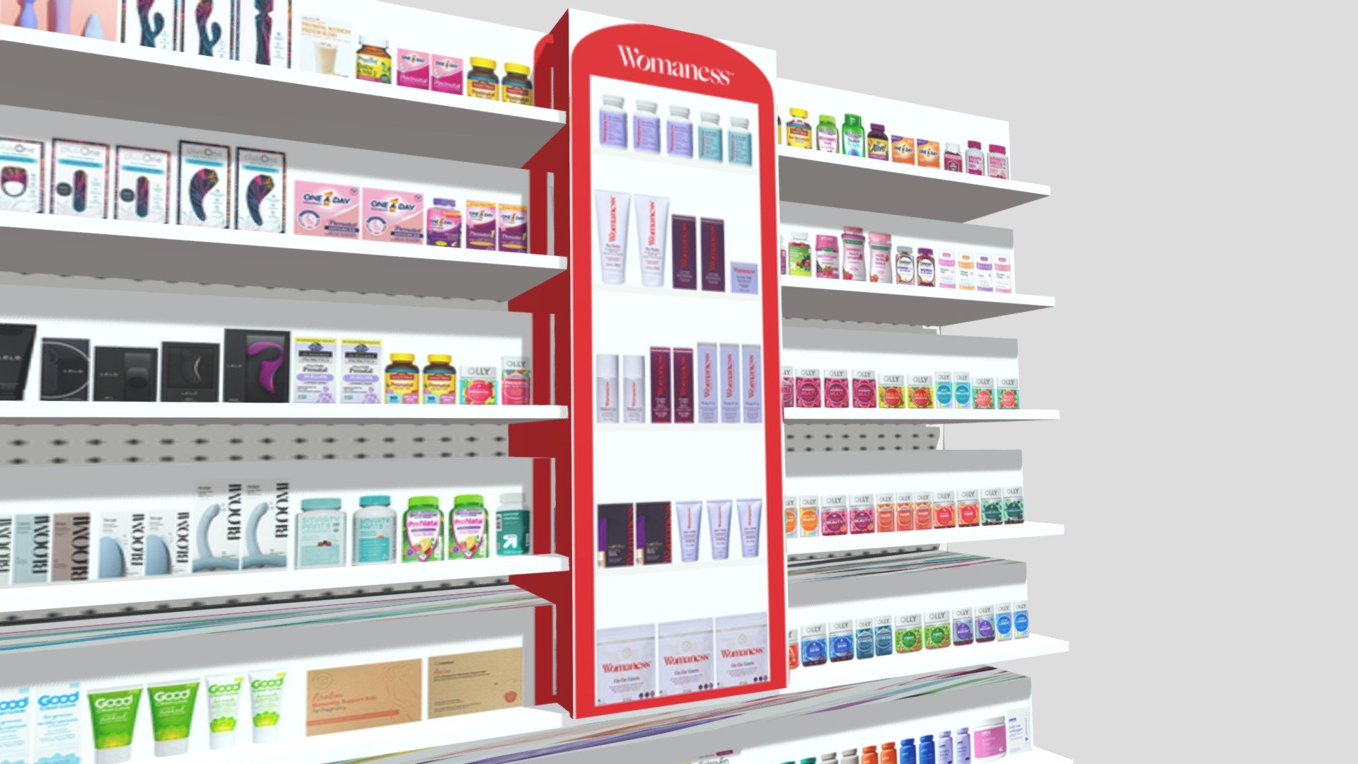 Target Womens Wellness Aisle - 3D model by selinawomaness [d642a21 ...