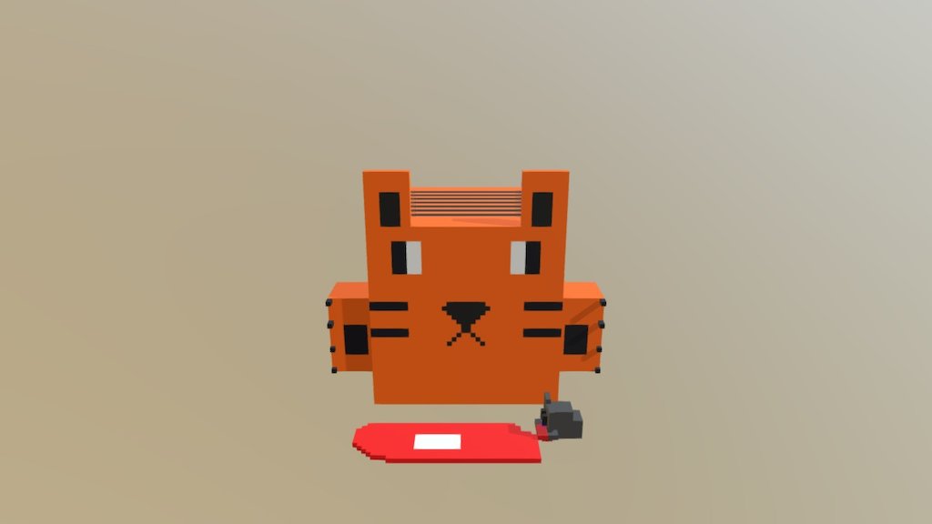 Tiger Cube - 3D model by Alec (@grayhulk) [d643f91] - Sketchfab