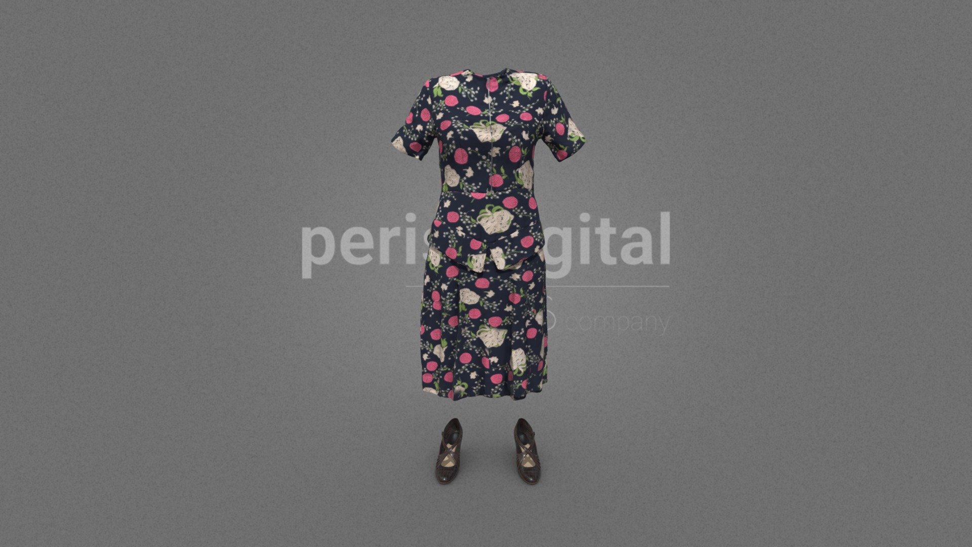 40s Fashion Series - Woman 13 - Buy Royalty Free 3D model by Peris ...