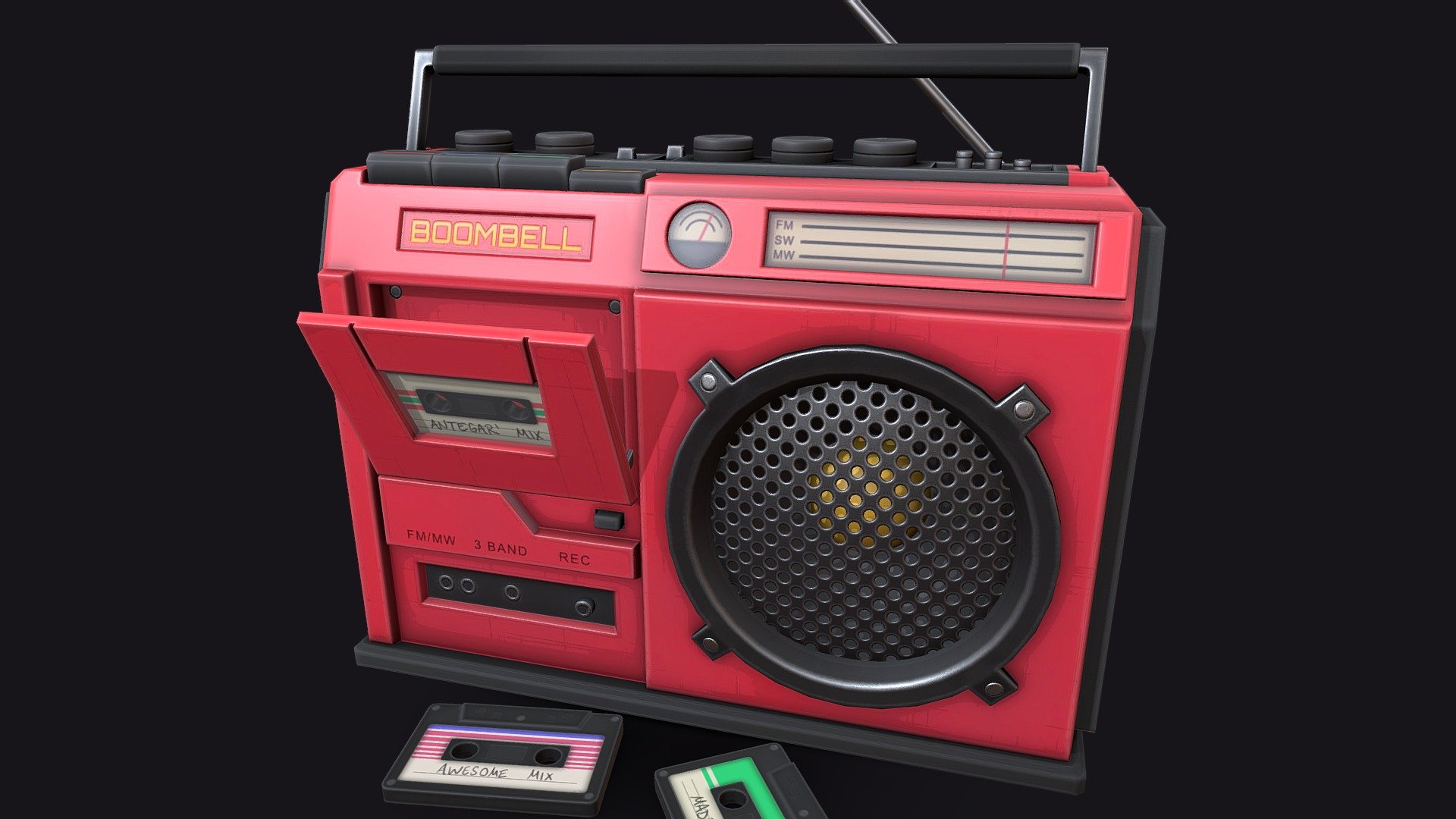 Stylized Radio - 3D model by Mustafa Can Geris (@mcangeris) [d649056 ...