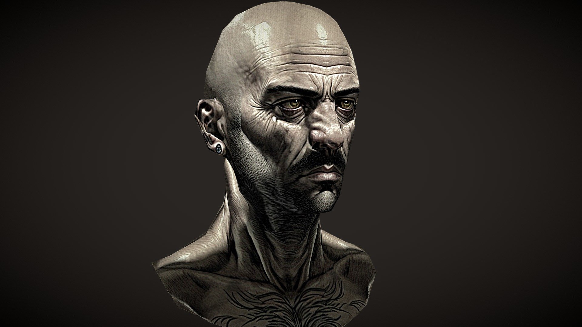 Male Criminal Portrait - Buy Royalty Free 3D model by the Georgeous ...