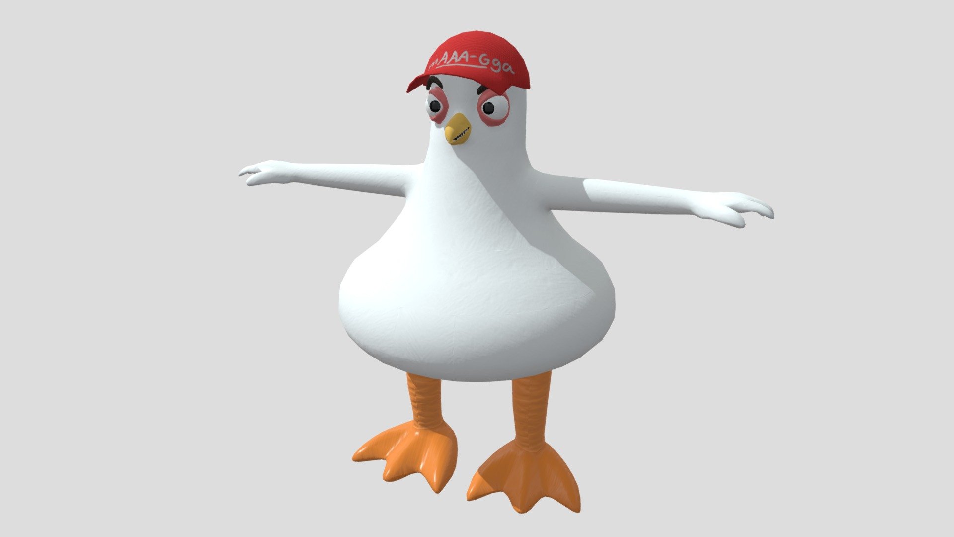 chicken man WIP - Download Free 3D model by LeoLevito [d64df1d] - Sketchfab