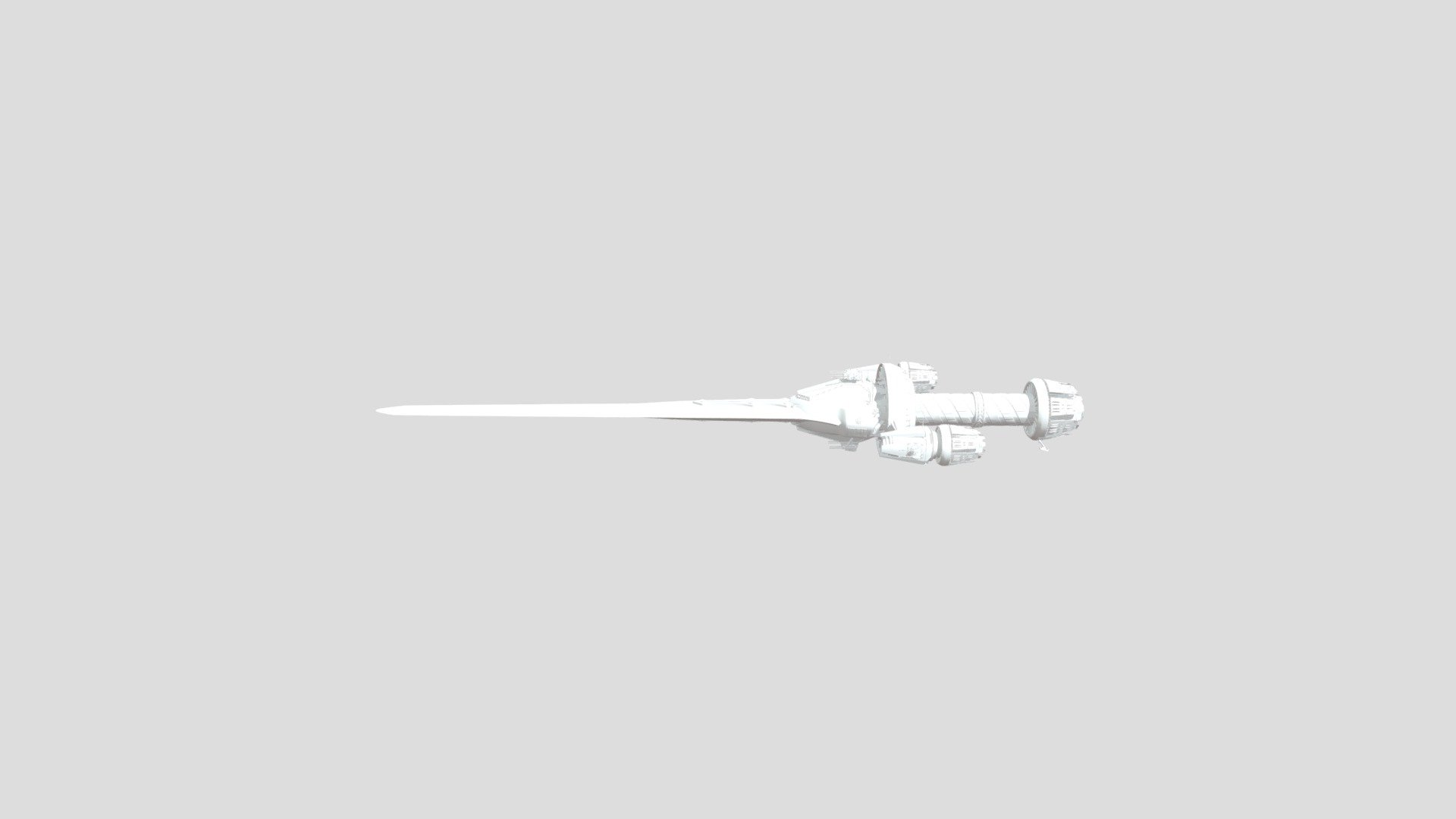 Sword Spaceship - Hard Surface Model - Download Free 3D model by J.D ...
