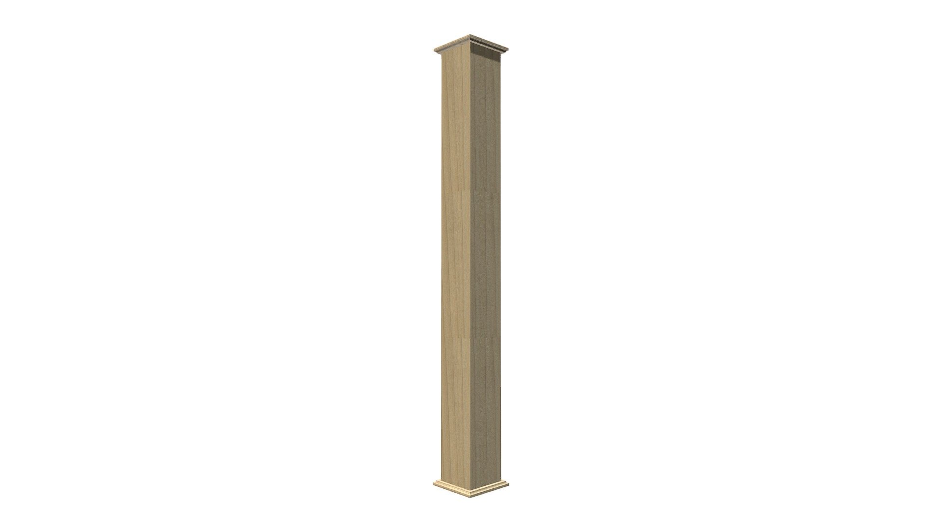 9.5" Interior Column_Square_Plain - 3D model by STW (@scottu) [d64f71a ...