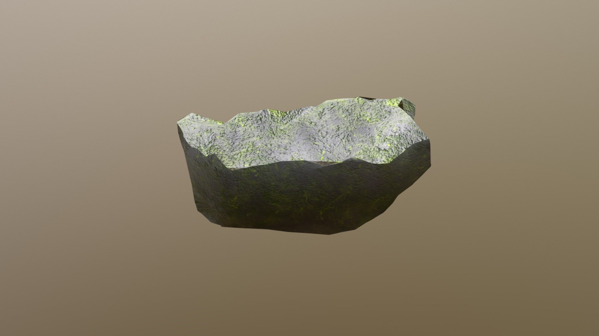 Small Moss Rock - 3D model by enricoleasa [d650142] - Sketchfab