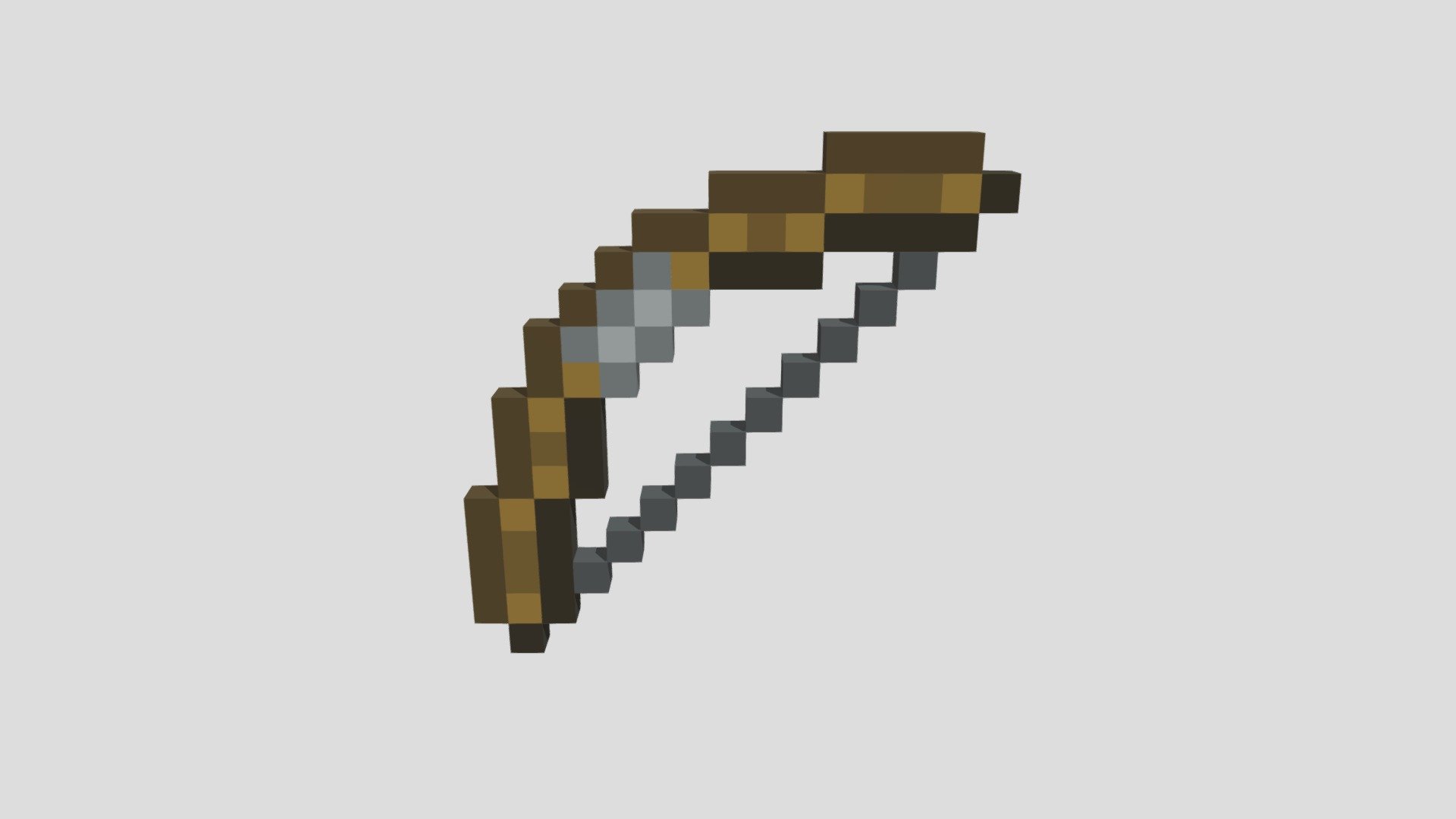 Vanilla Minecraft Bow - 3D model by OE166 [d6510dd] - Sketchfab