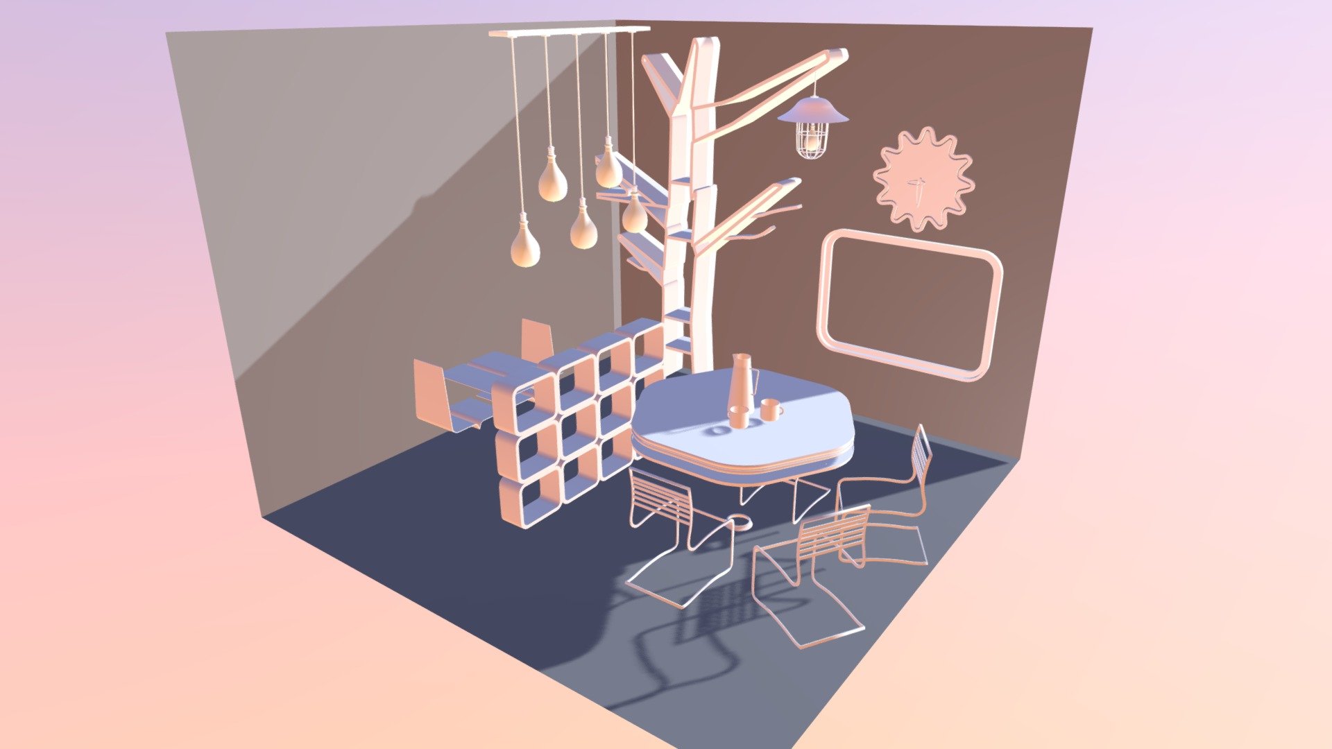 2D_spline Room - 3D model by 陳百薰 Pai-Hsun (@paihsun0602) [d6527d5 ...