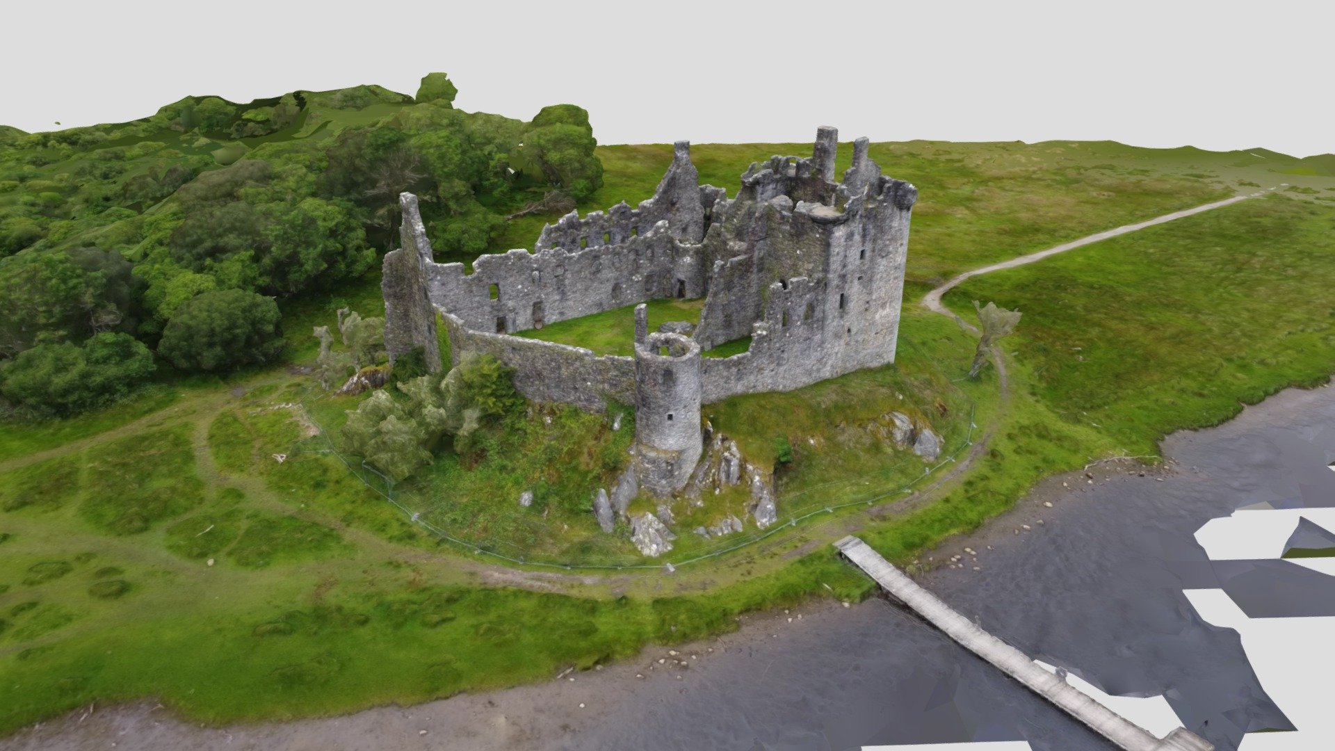 Kilchurn Castle, Highlands, Scotland - Download Free 3D model by ...