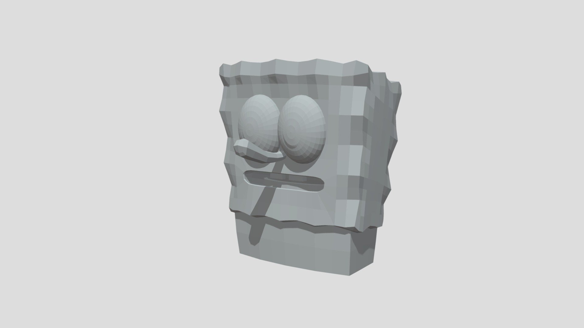 Classic Spongebob WIP 1 - 3D model by RomyBlox1234 Production's ...
