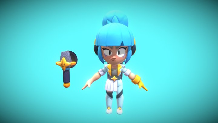Janetbrawlstars 3D models - Sketchfab