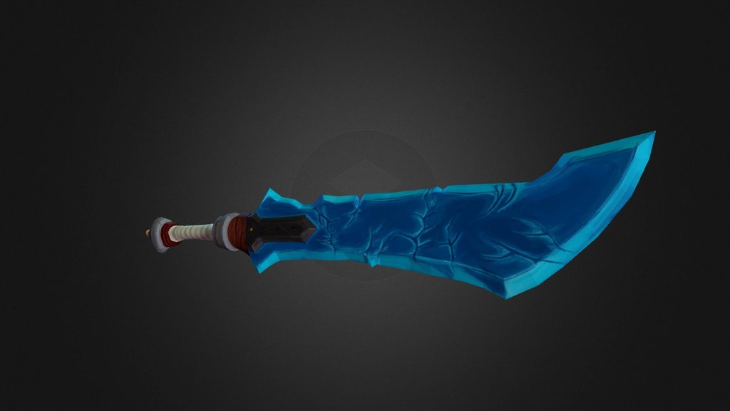 Blue Sword - 3D model by z_straley [d65639b] - Sketchfab