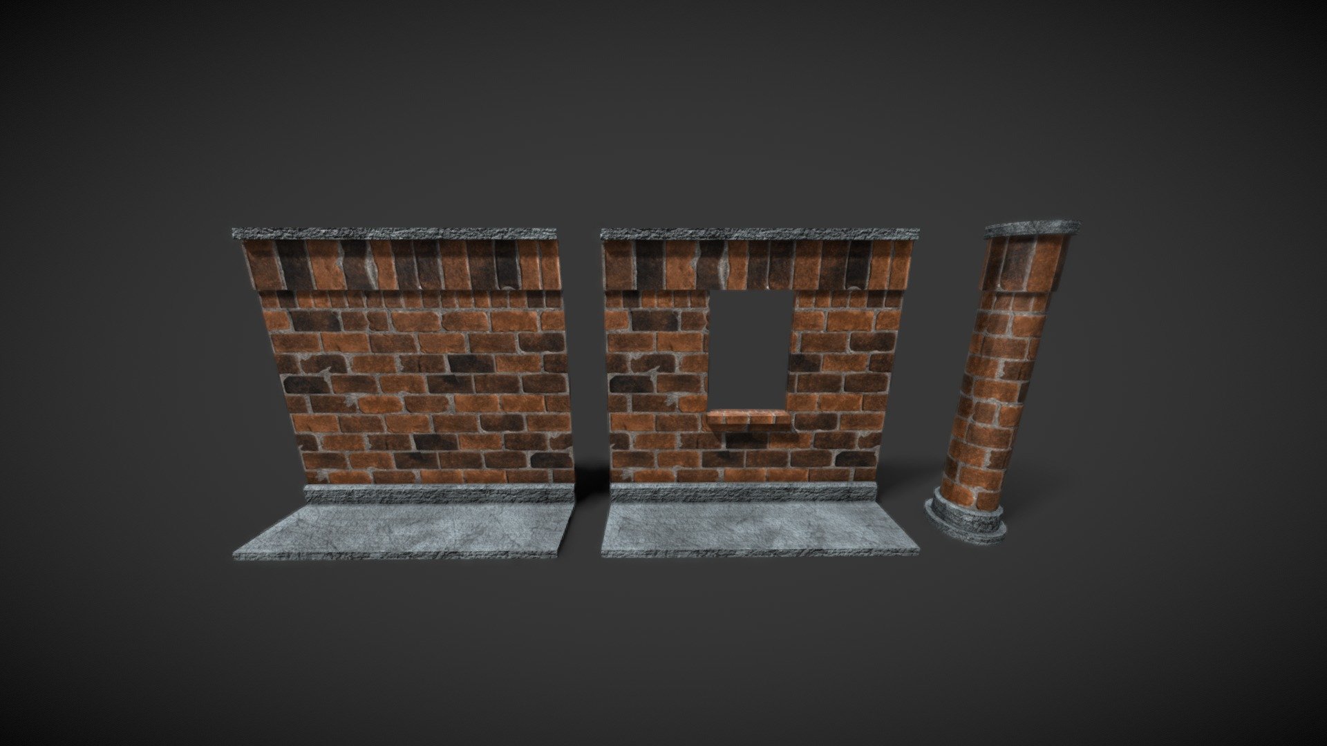Brick - 3D model by ThatKidSarasin (@dssarasin) [d658955] - Sketchfab