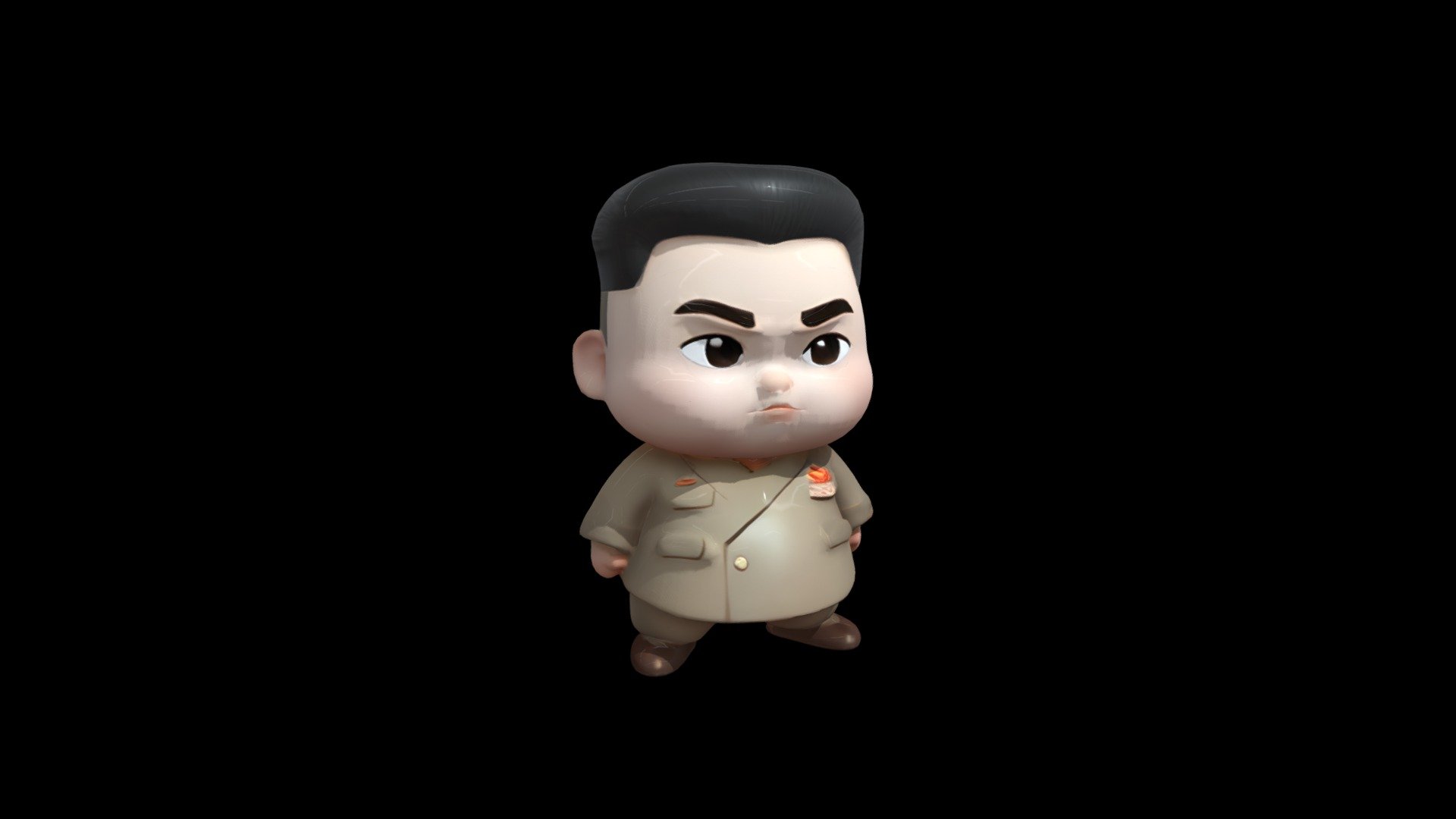 Kim Jong-Un - Download Free 3D model by Jungle Jim (@jungle_jim ...