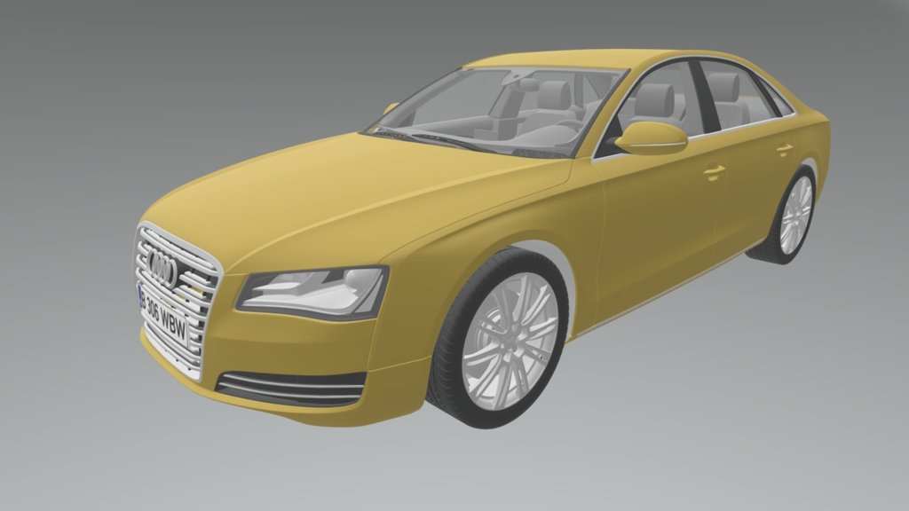 Audi A8 texture - 3D model by comesradu [d65ea69] - Sketchfab