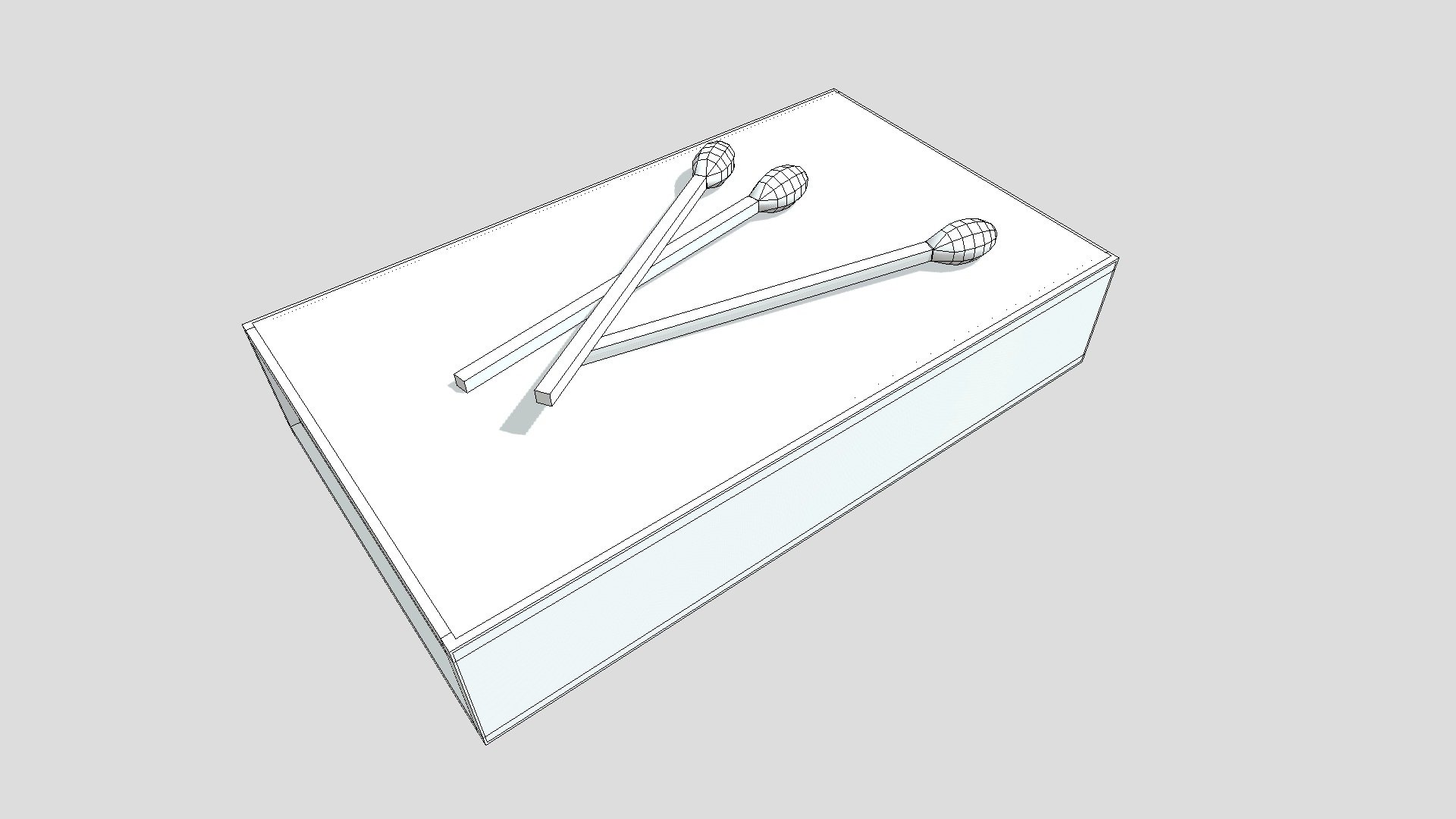 Caja de cerillos - 3D model by yaretzyalvarez1211 [d65ec1b] - Sketchfab