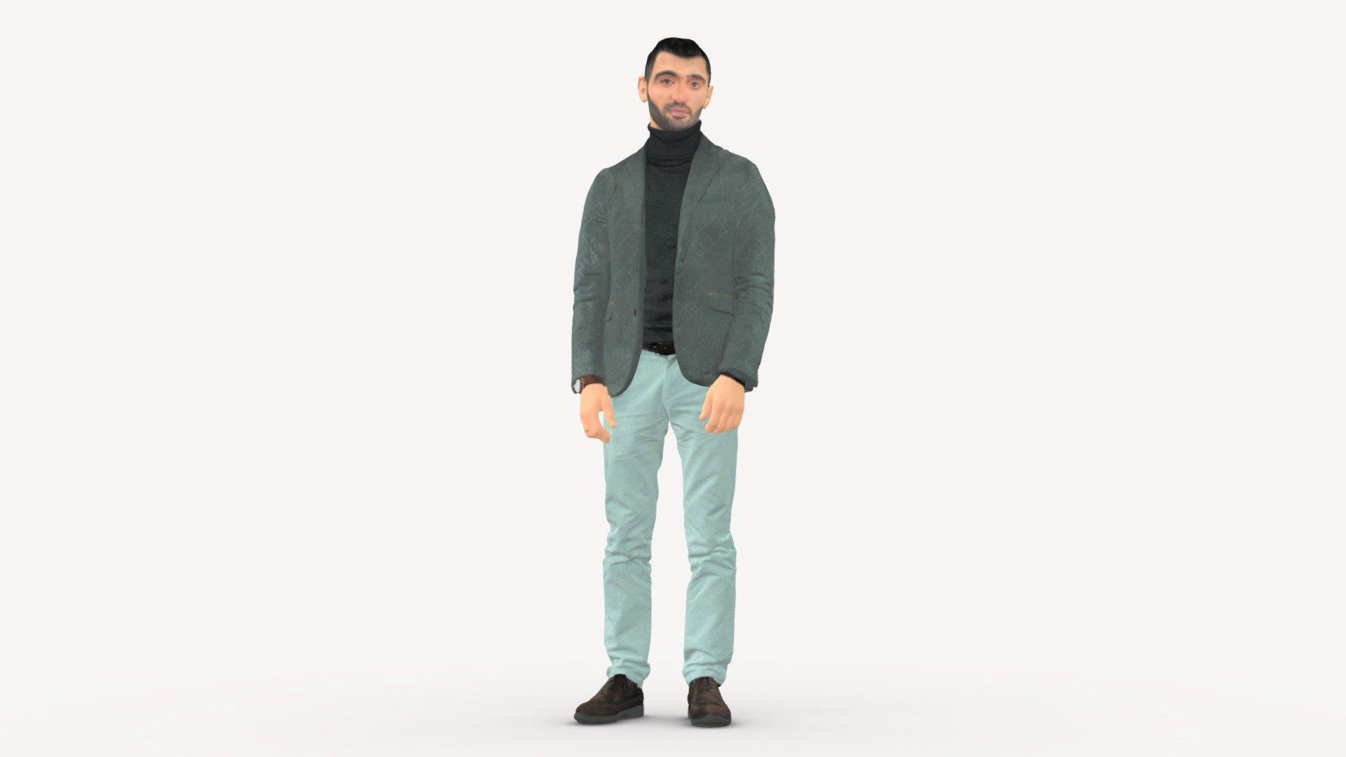 Man in gray top whire gray 0613 - Buy Royalty Free 3D model by 3DFarm ...