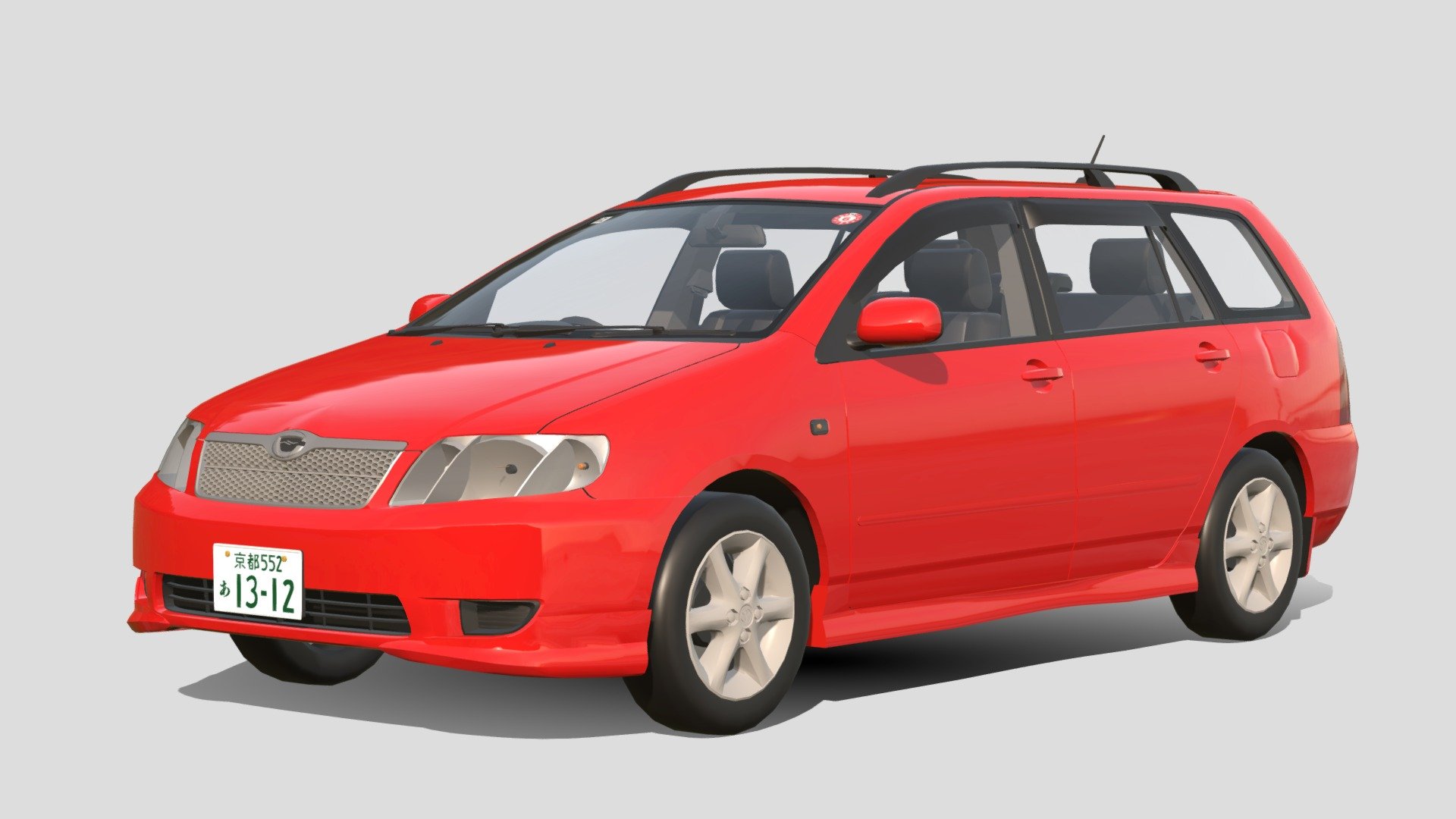 2006 Toyota Corolla Fielder S 40th Anniversary - Download Free 3D model ...