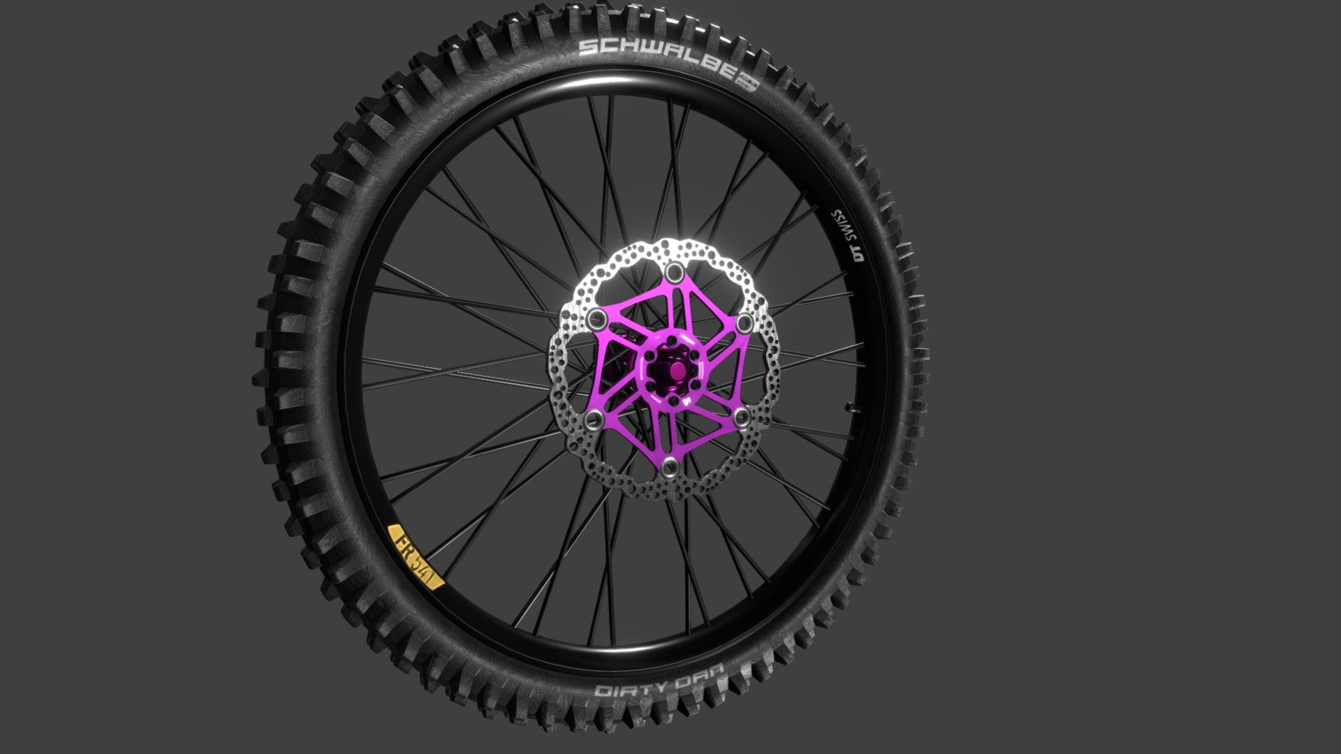 bike wheel - 3D model by Santi_Zeiss [d660d0e] - Sketchfab