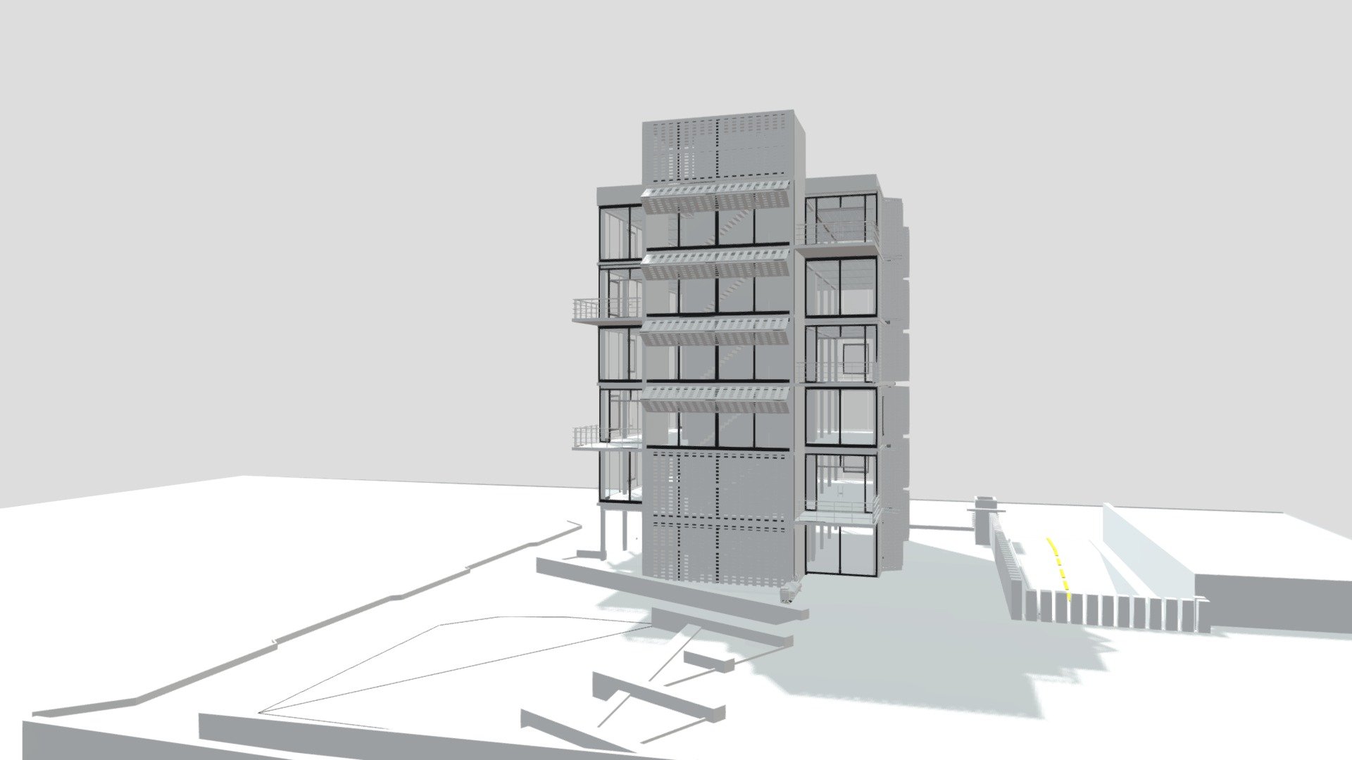 PROYECTO DOS TORRES - 3D model by alice201 [d662618] - Sketchfab