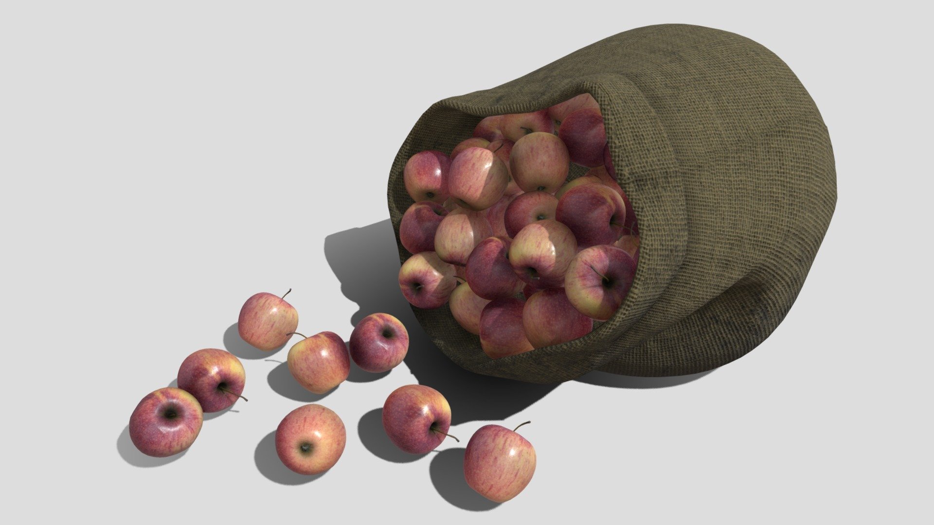 Burlap Apple Sack - Download Free 3D model by Glowbox 3D (@glowbox3d ...