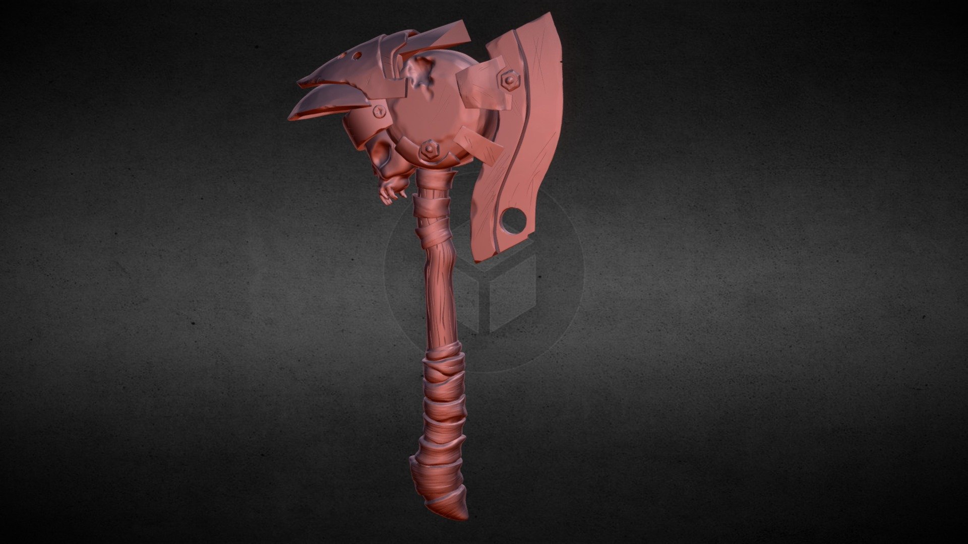 Day 09 Stylized Fire Axe - Buy Royalty Free 3D model by paburoviii ...