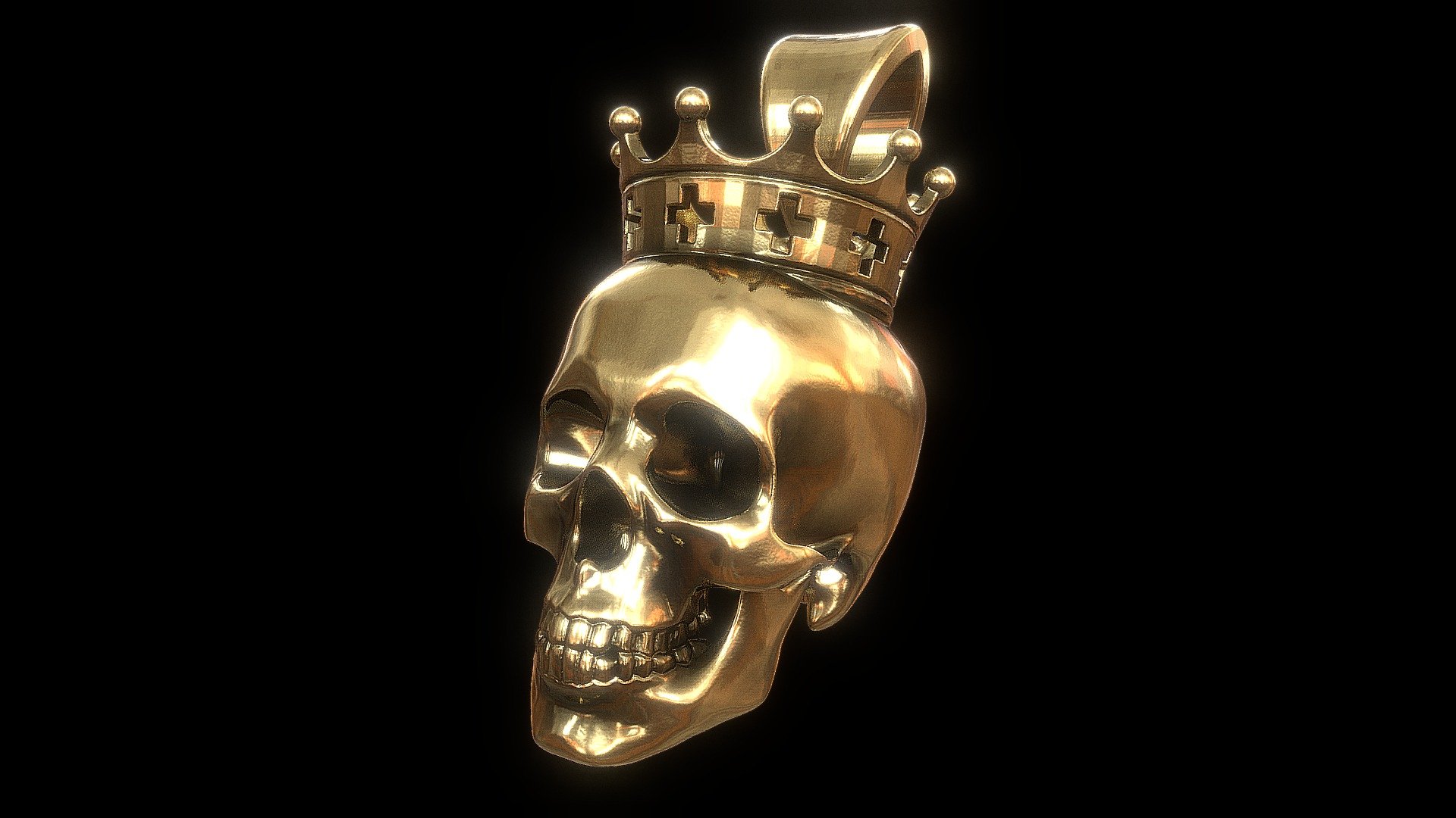 Dead King Pendant - 3D model by 3DM Design (@3dmdesign) [d666d21 ...