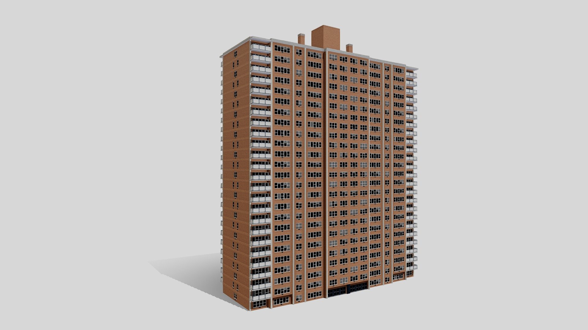 New York Apartment Block - Buy Royalty Free 3D model by Macwelshman ...
