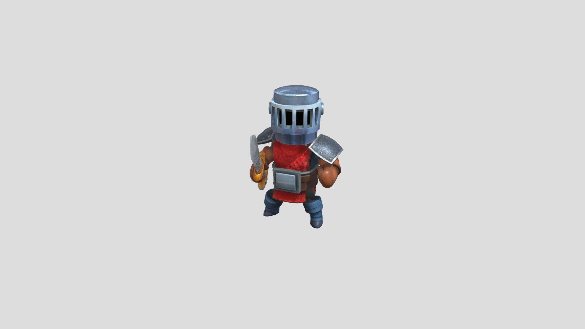 Low Poly knight -_- - Download Free 3D model by Uder Gidro (@ertere10 ...