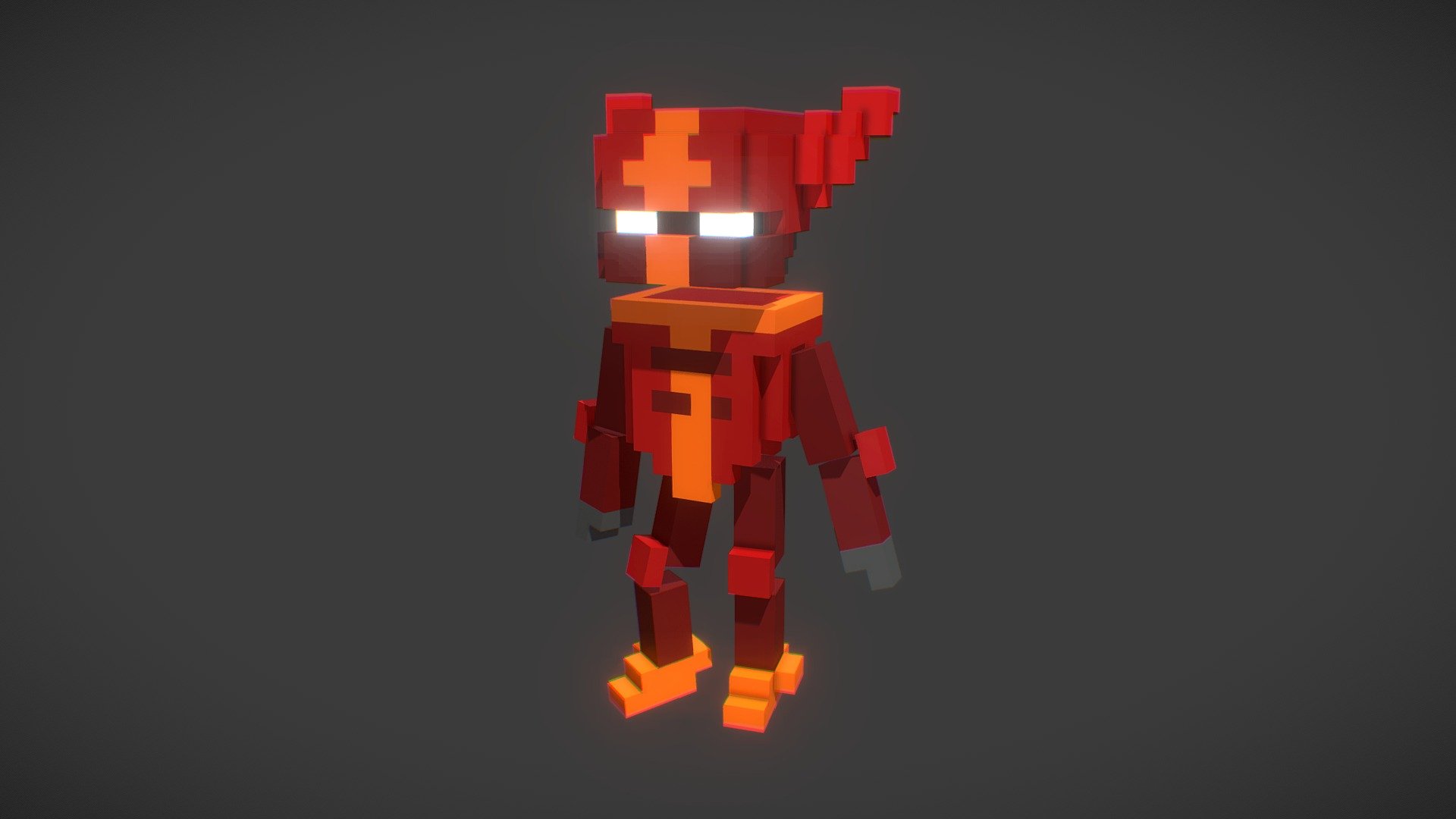 Red Dude - 3D model by bebra_cucumberk [d668ce1] - Sketchfab