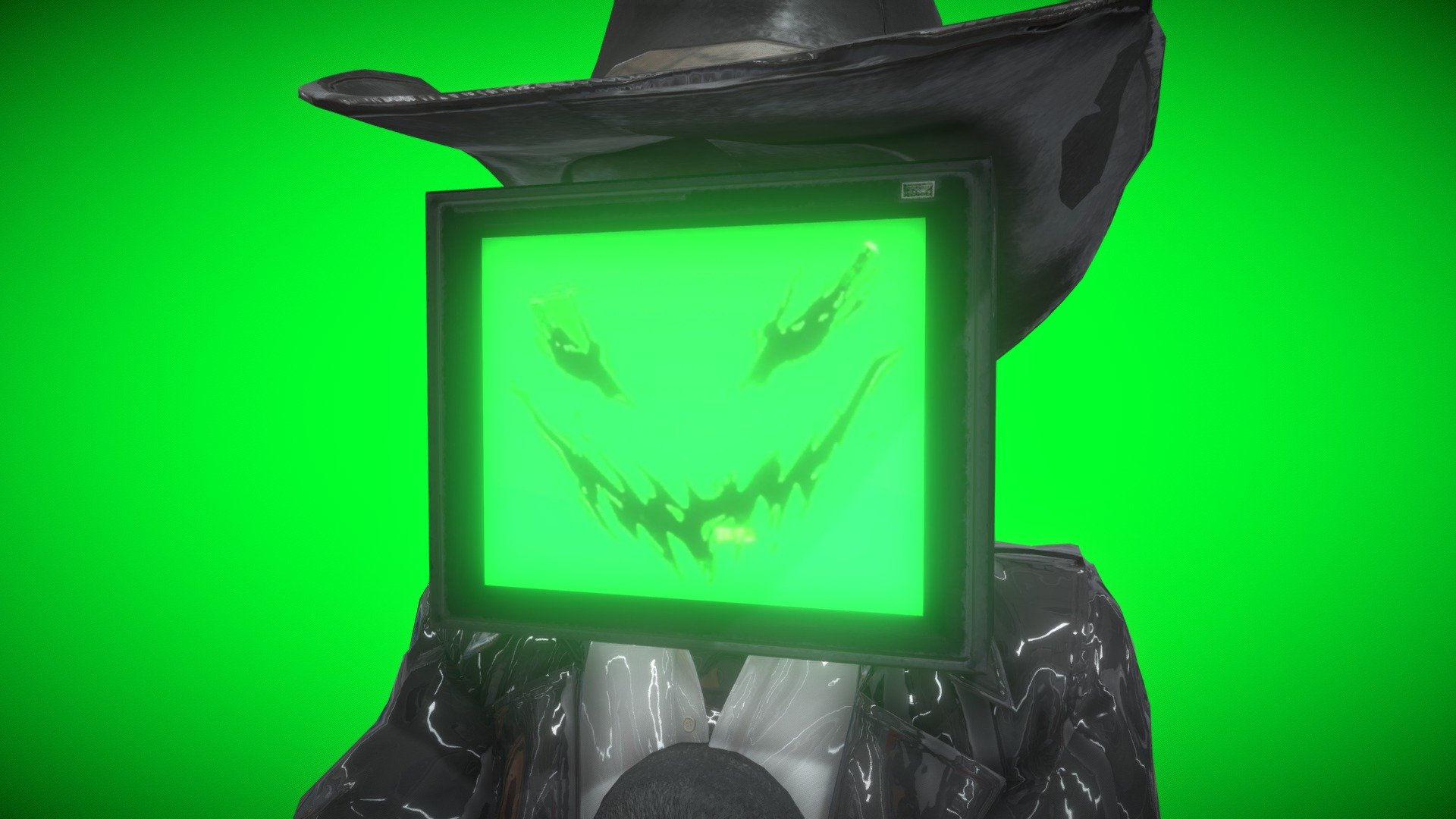 evil tv man - Download Free 3D model by photon (that one larry ...