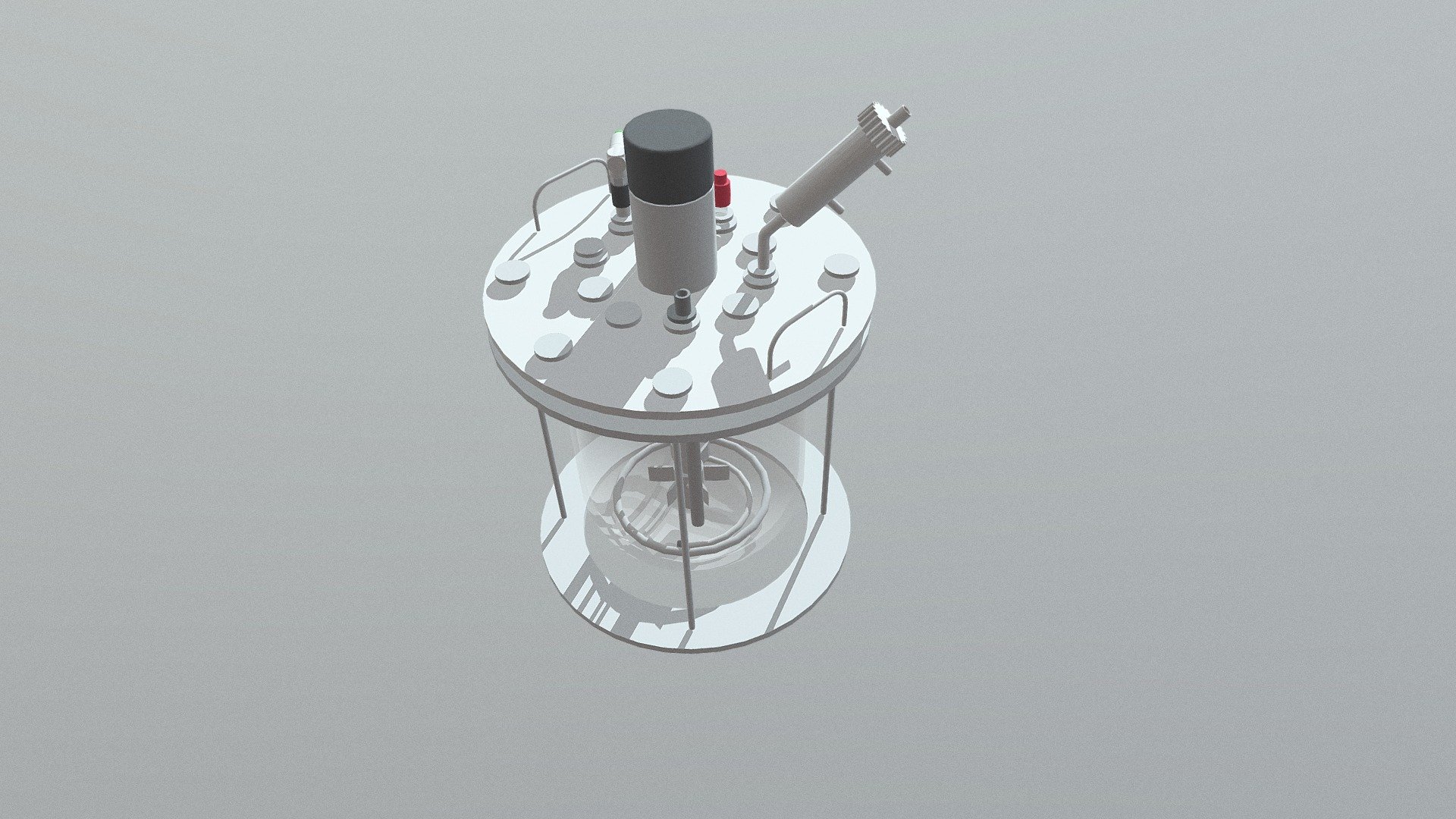 Bio Flo115 Head Plate With Probes & Fixtures - Download Free 3D model ...
