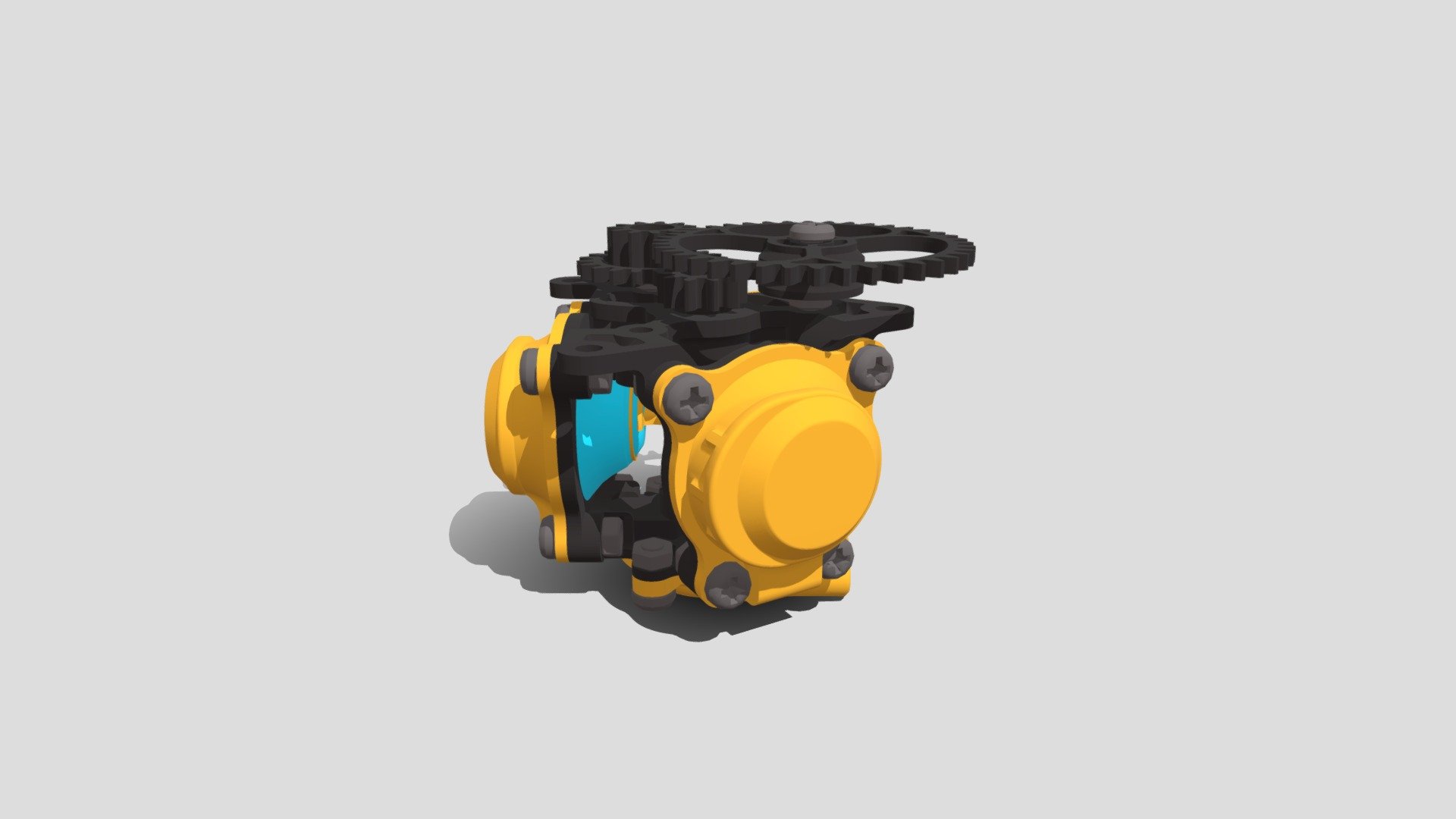 3d-printable-radial-pneumatic-engine - Download Free 3D model by Shadow ...