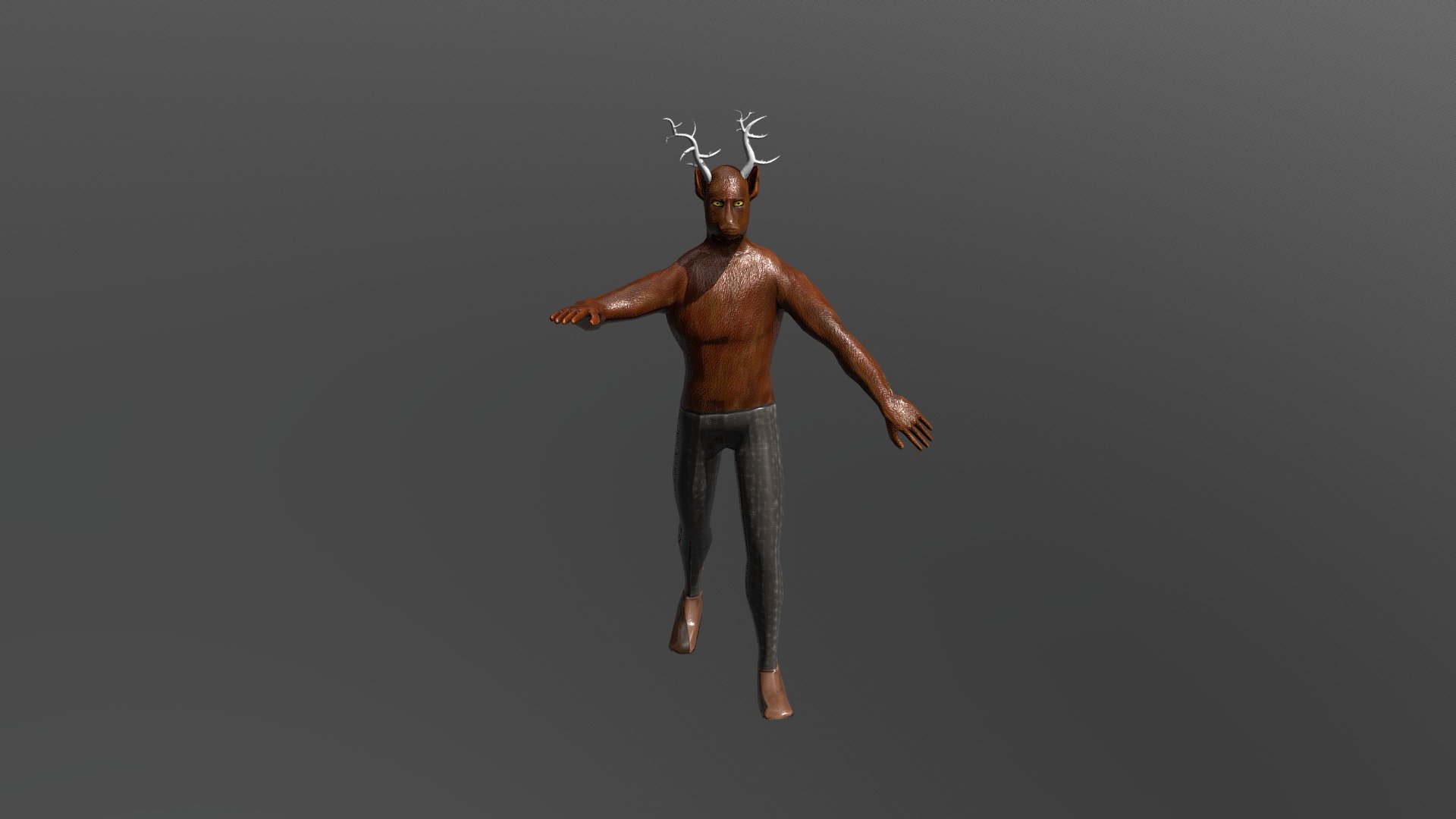 Deer man - 3D model by Pwinstone [d66cfbe] - Sketchfab