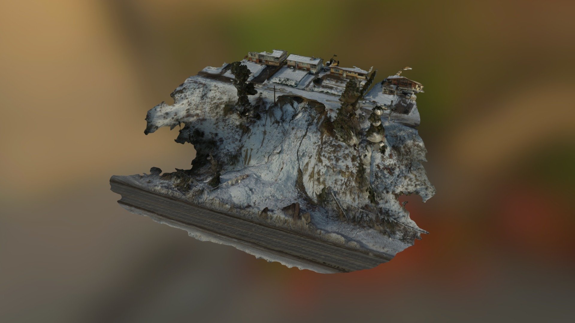 Peachland landslide - 3D Model - 3D model by urbansystems ...
