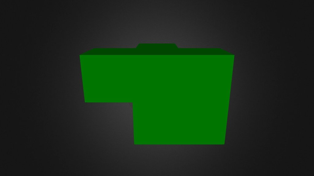 Green Block - 3D model by Josh Zhu (@jozhu9) [d66fc0c] - Sketchfab