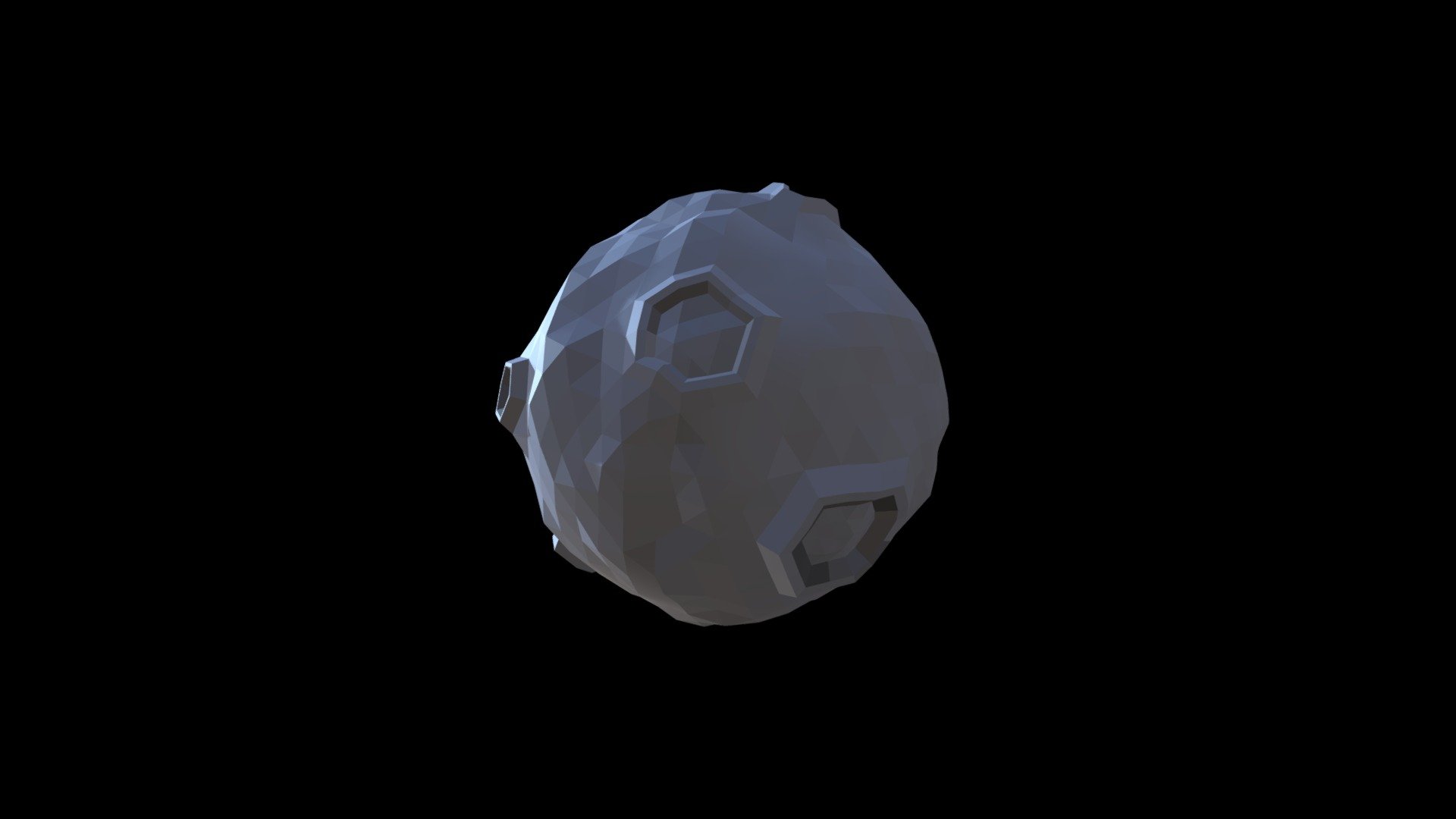 Low Poly Moon - Download Free 3D model by FoxVenture [d671eb3] - Sketchfab