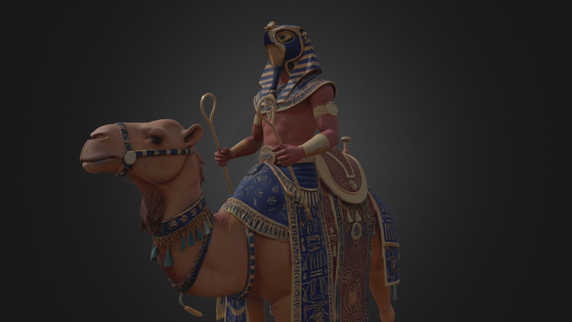Pharaoh Centaur Camel Warrior - Download Free 3D model by Pigcraft ...
