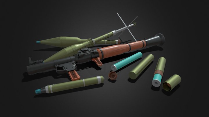 Rocketlauncher 3D models - Sketchfab