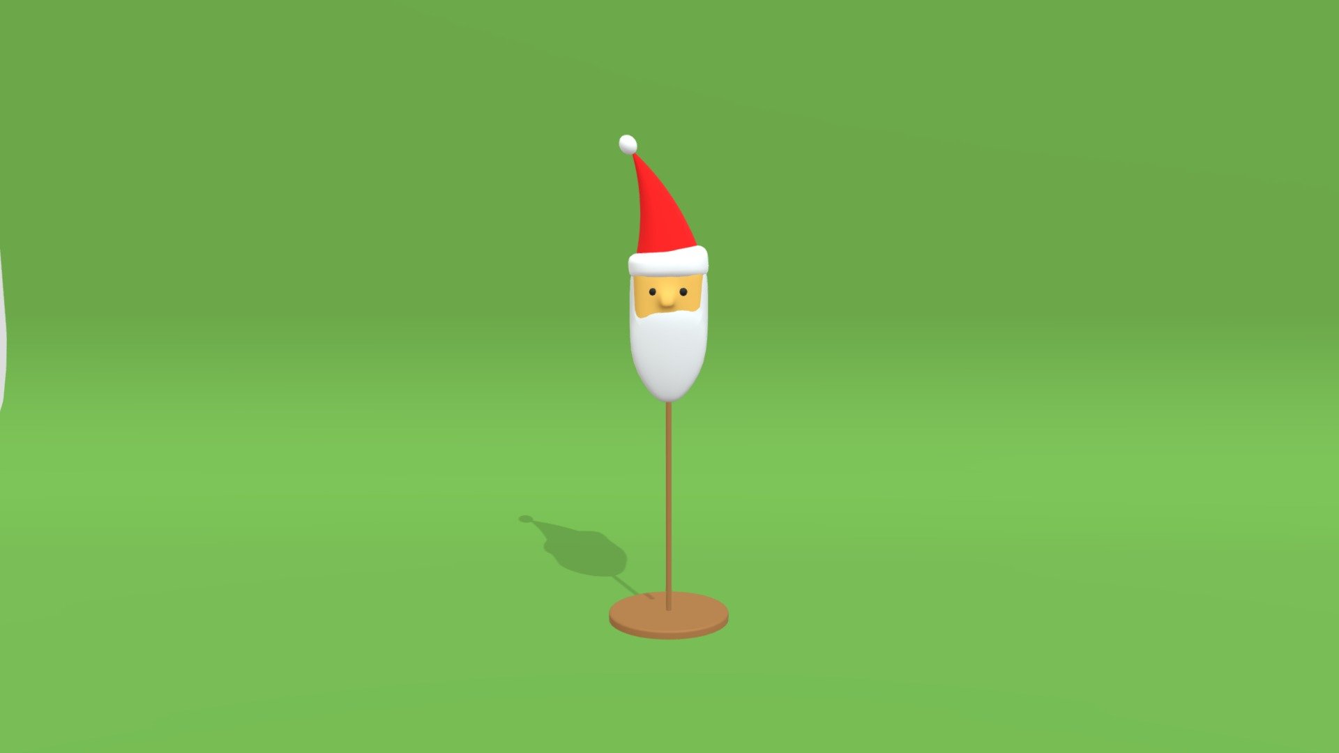 Santa Claus' head - 3D model by pedroapud [d67542e] - Sketchfab